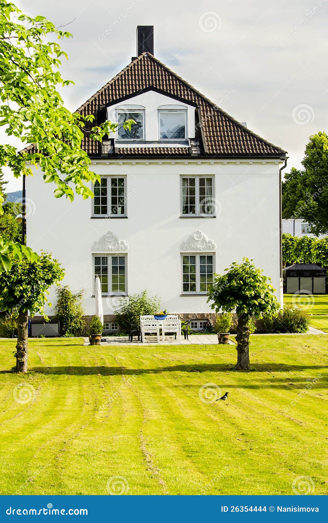 Residential house stock photo. Image of dream, detached - 26354444