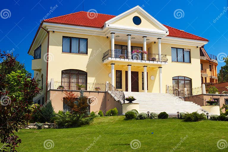 Residential House stock photo. Image of neighborhood, architecture ...