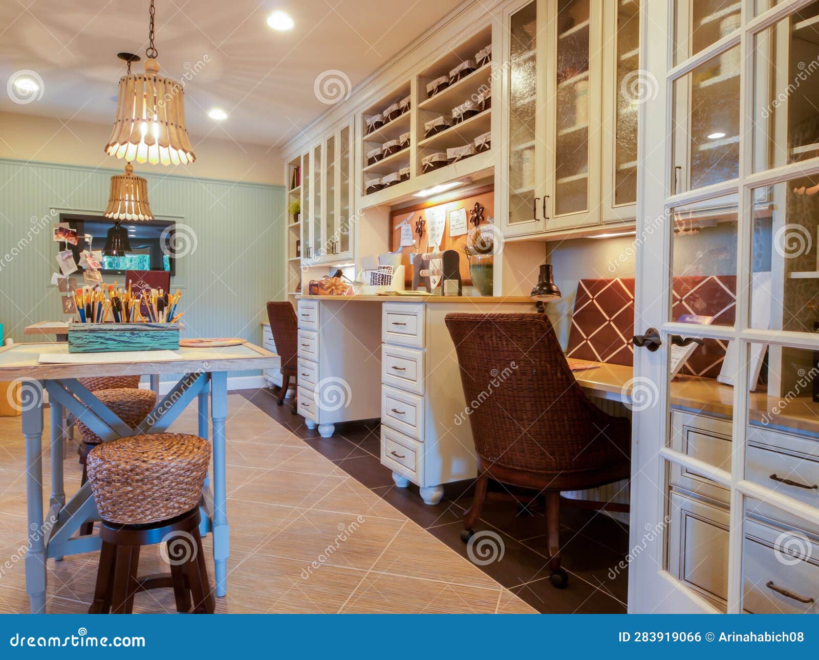 Craft room stock photo. Image of luxury, upscale, indoors - 283919066