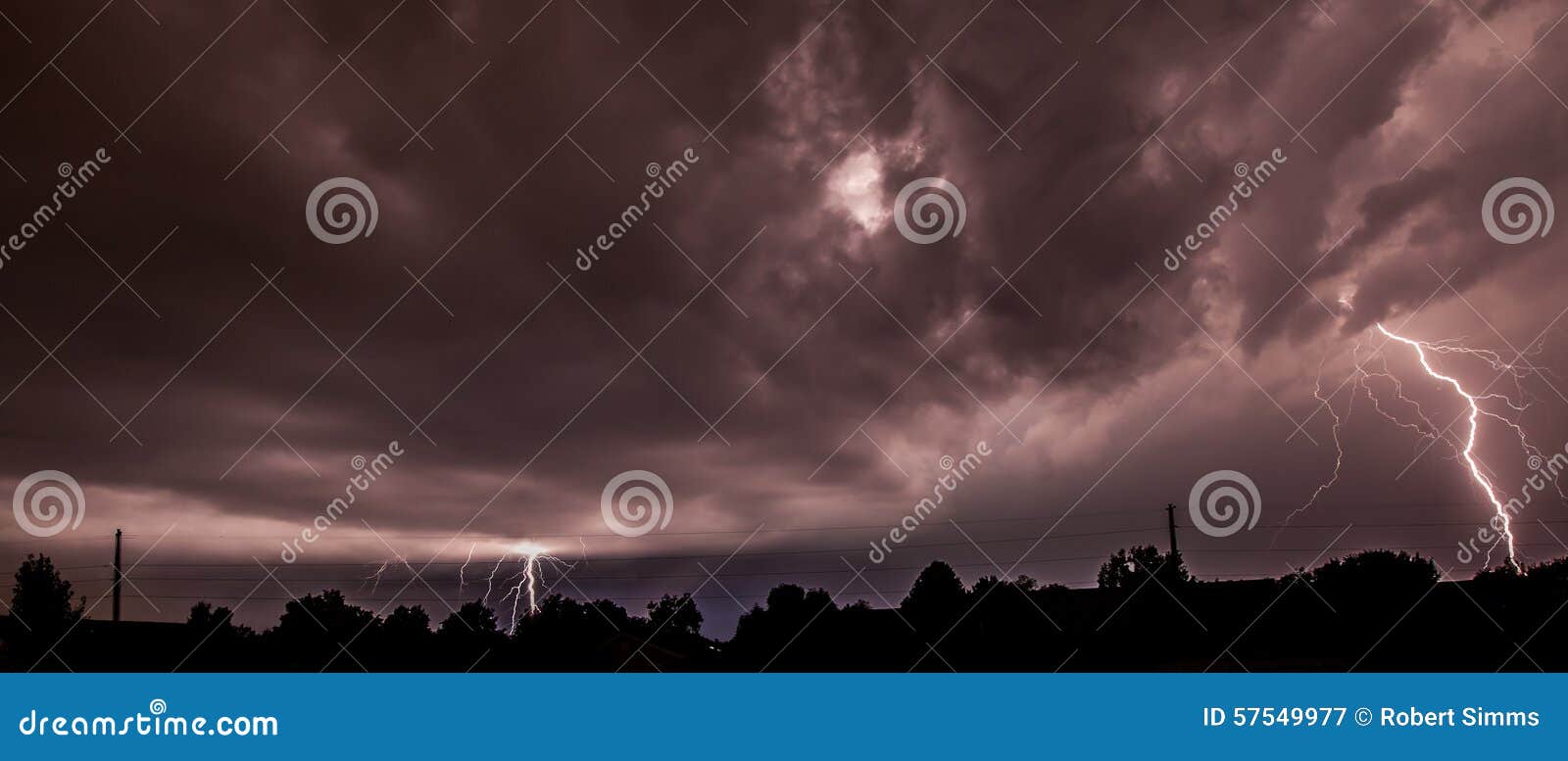 Residential Lightning stock image. Image of clouds, storms - 57549977