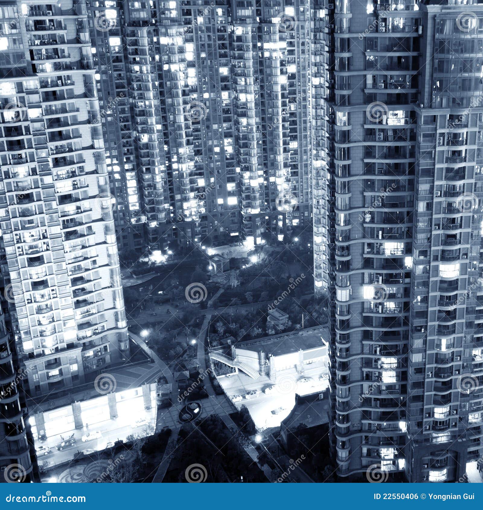 Residential Night stock photo. Image of housing, residential - 22550406