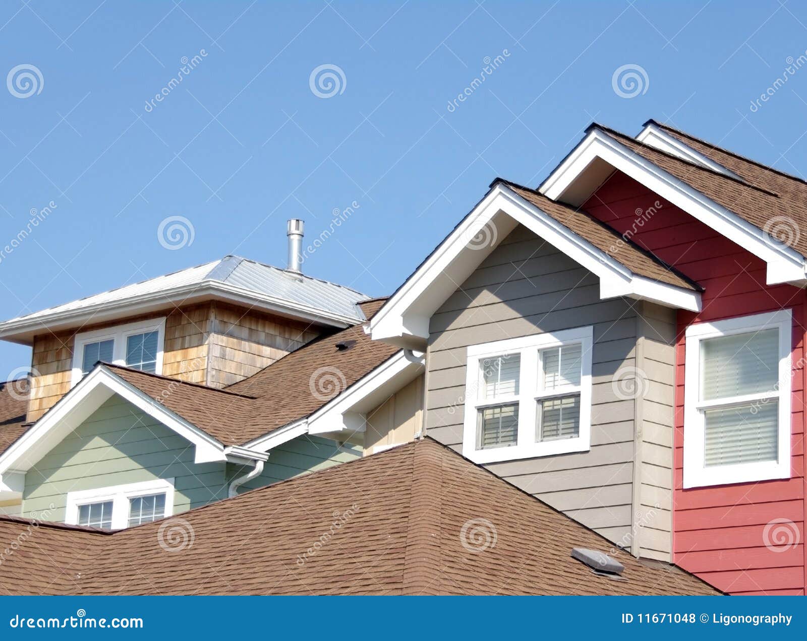 Residential Roof Tops stock photo. Image of fringe, macro - 11671048