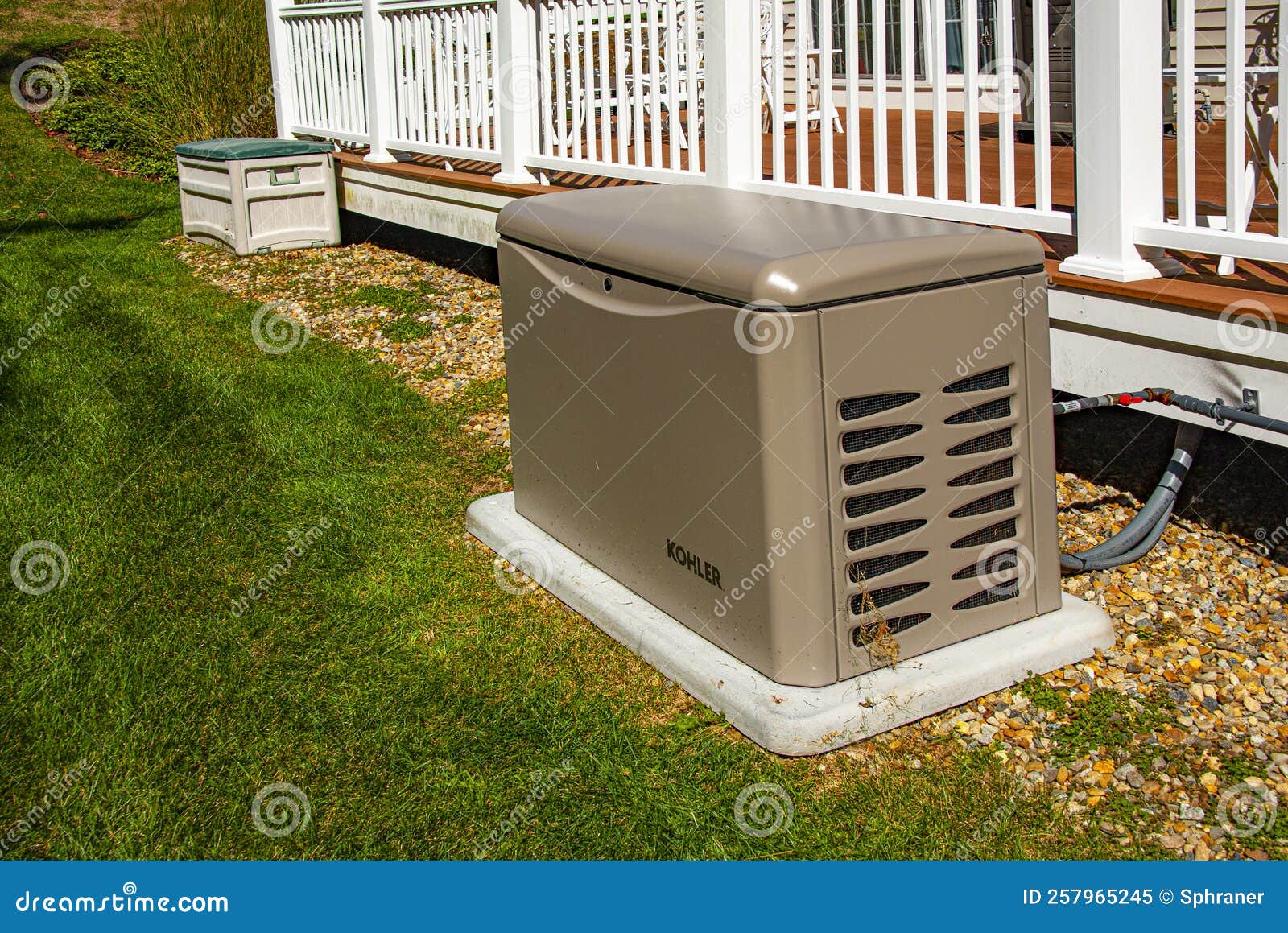 Standby Power Diesel Backup Generator For Office With Trailer Wheels ...