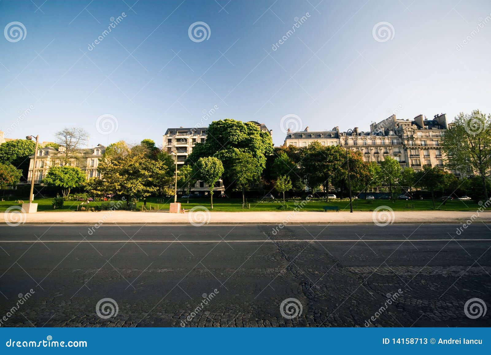 Residential street stock image. Image of side, architecture - 14158713