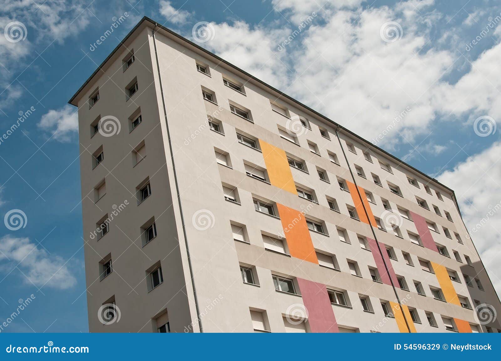 Residentiel building stock image. Image of house, socialism - 54596329