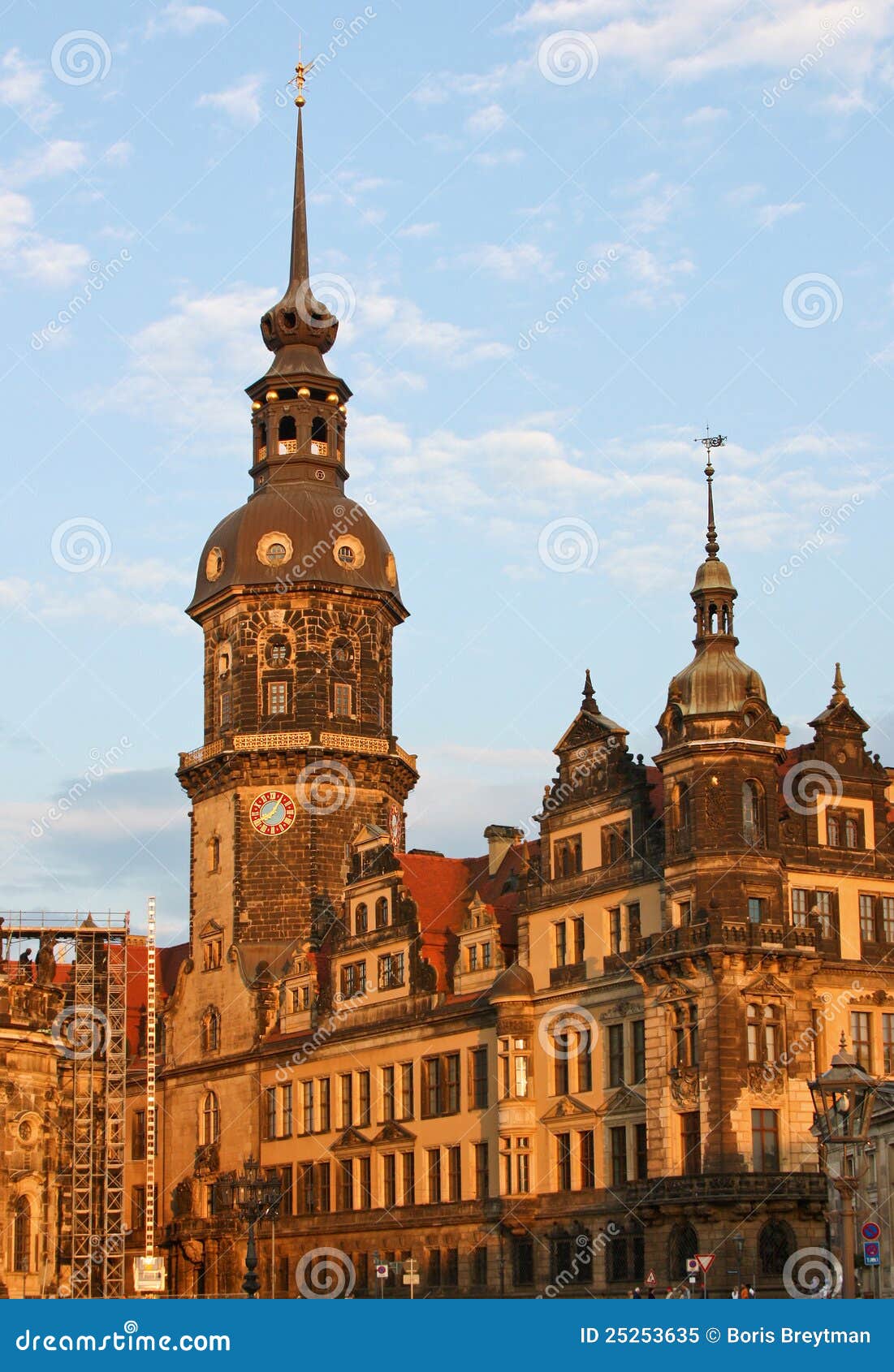 Residenzschloss a Dresda, Sassonia, Germania Immagine Stock - Immagine ...