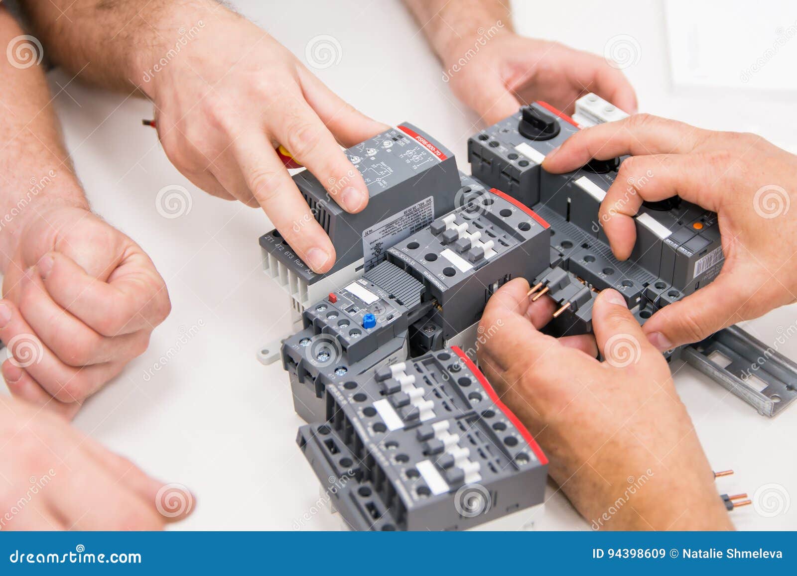 Residual current devices stock image. Image of line, automatic - 94398609