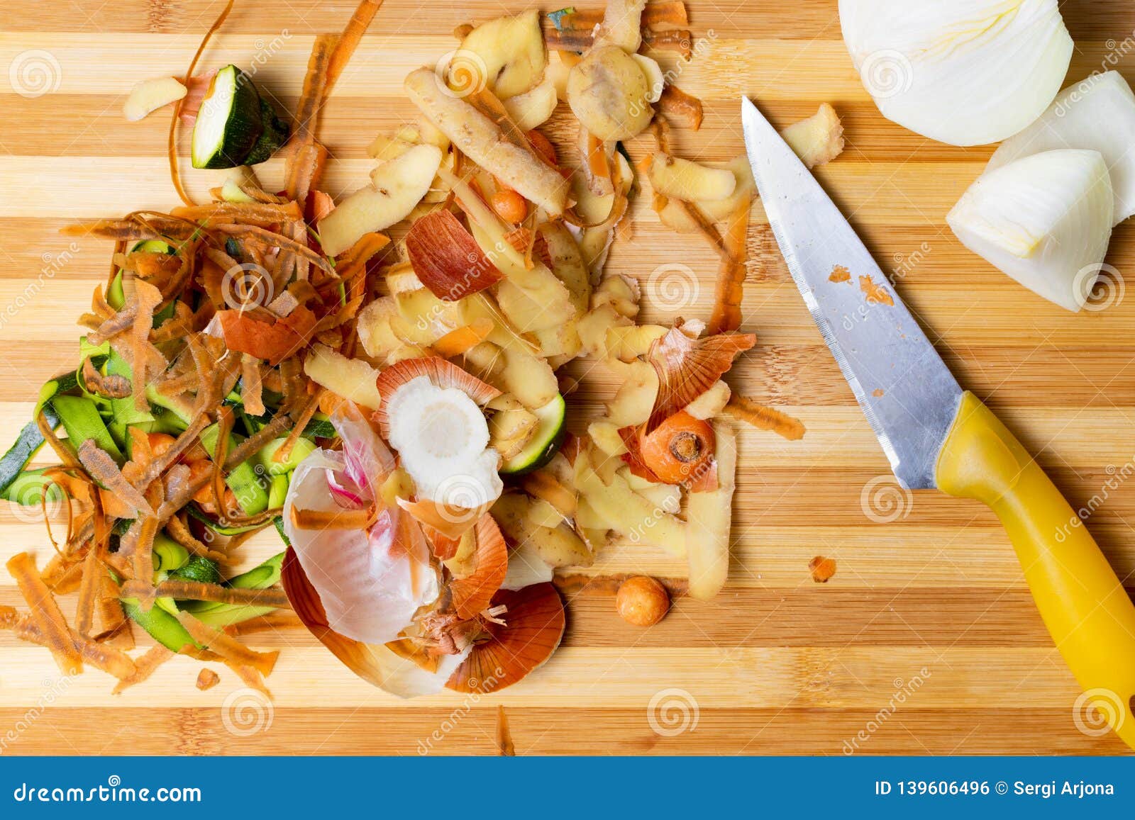 Residues of Vegetables that Remain after Cooking Stock Photo - Image of ...