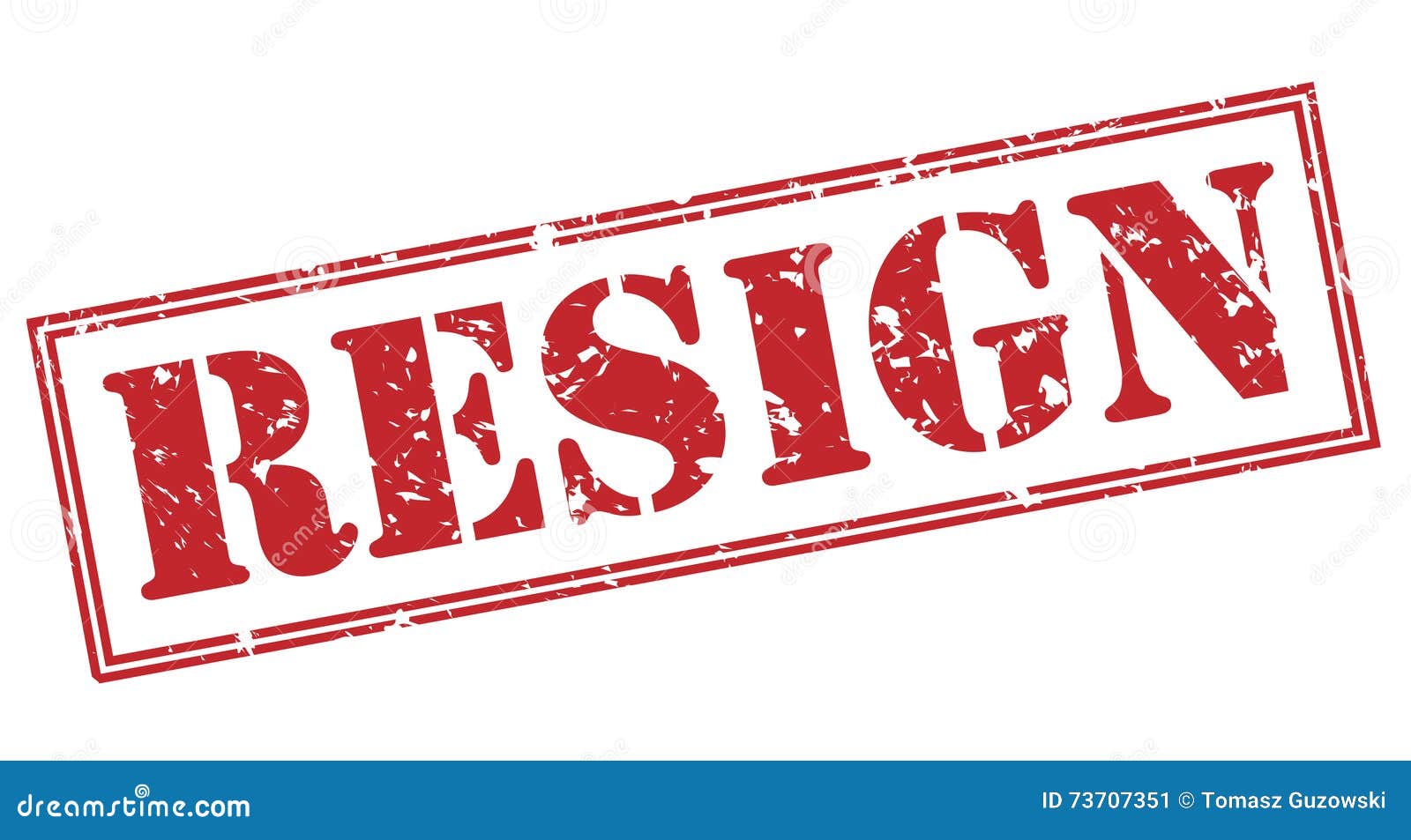 Resign red stamp stock illustration. Illustration of resign - 73707351