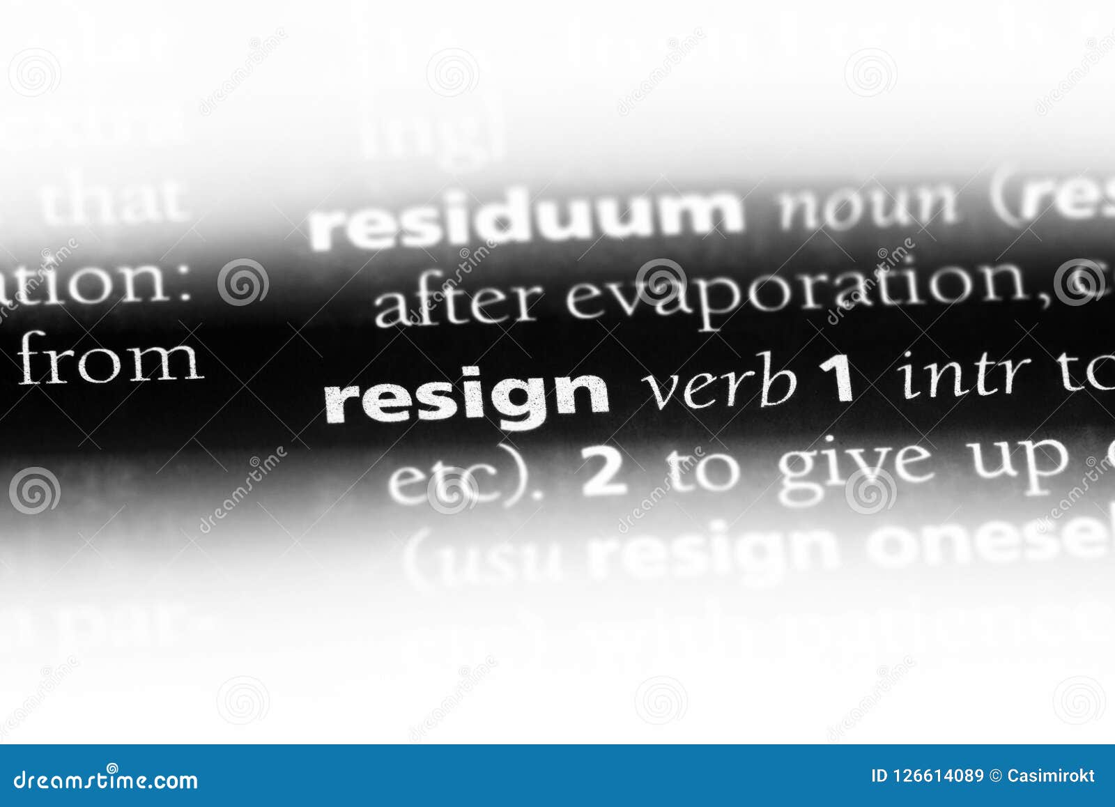 Resign stock image. Image of concept, word, idea, info - 126614089