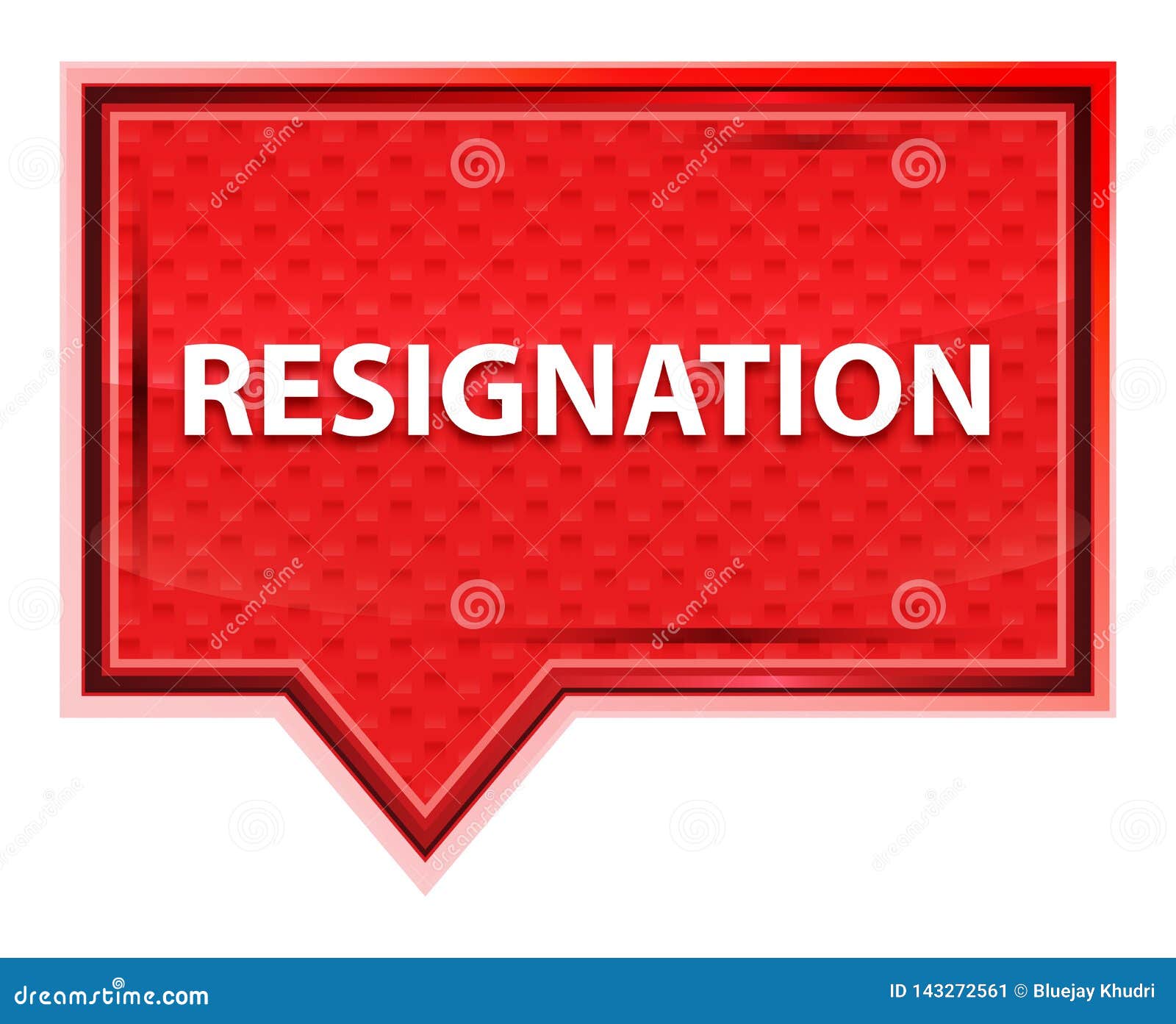 Resignation Misty Rose Pink Banner Button Stock Illustration ...