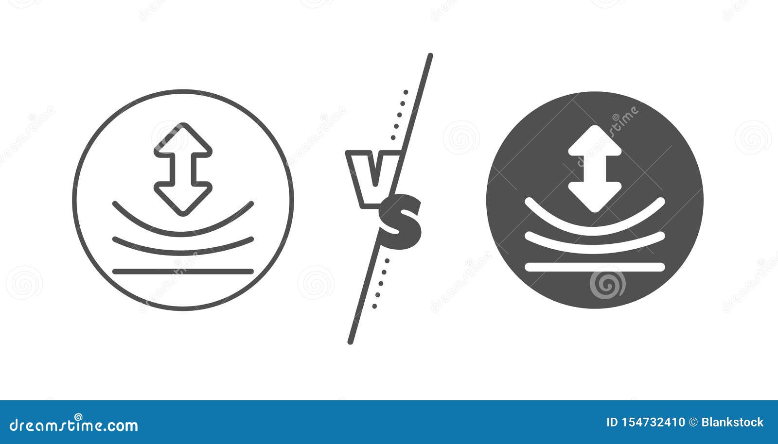 Resilience Line Icon. Elastic Material Sign. Vector Stock Vector ...