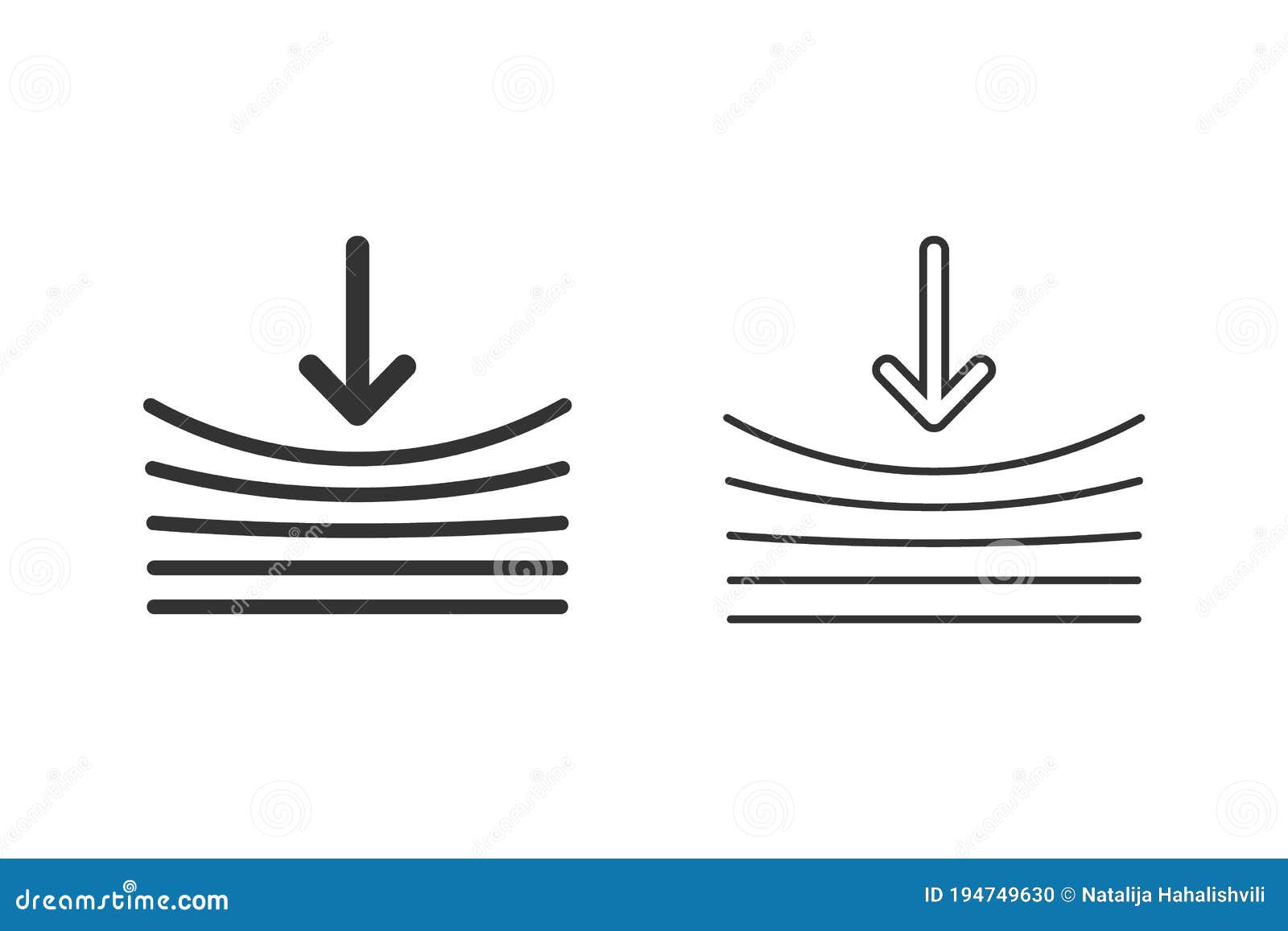 Resilience Line Icon on White. Vector Stock Vector - Illustration of ...