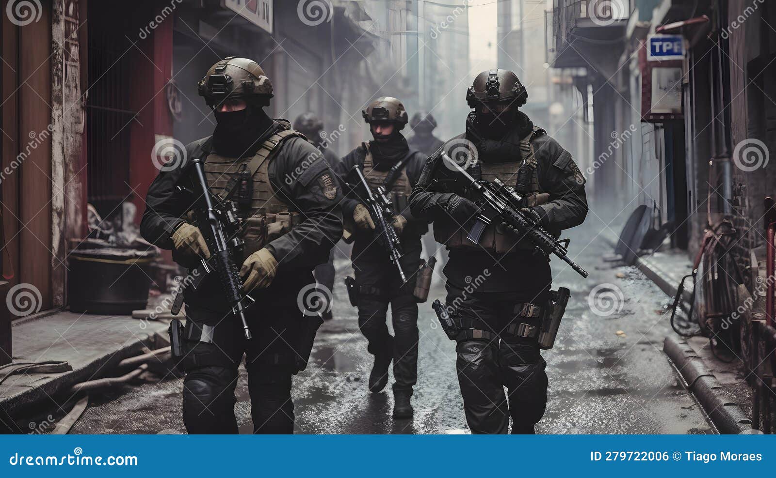 Urban Defense Fortifications: Soldiers Establish Fortified Positions To ...