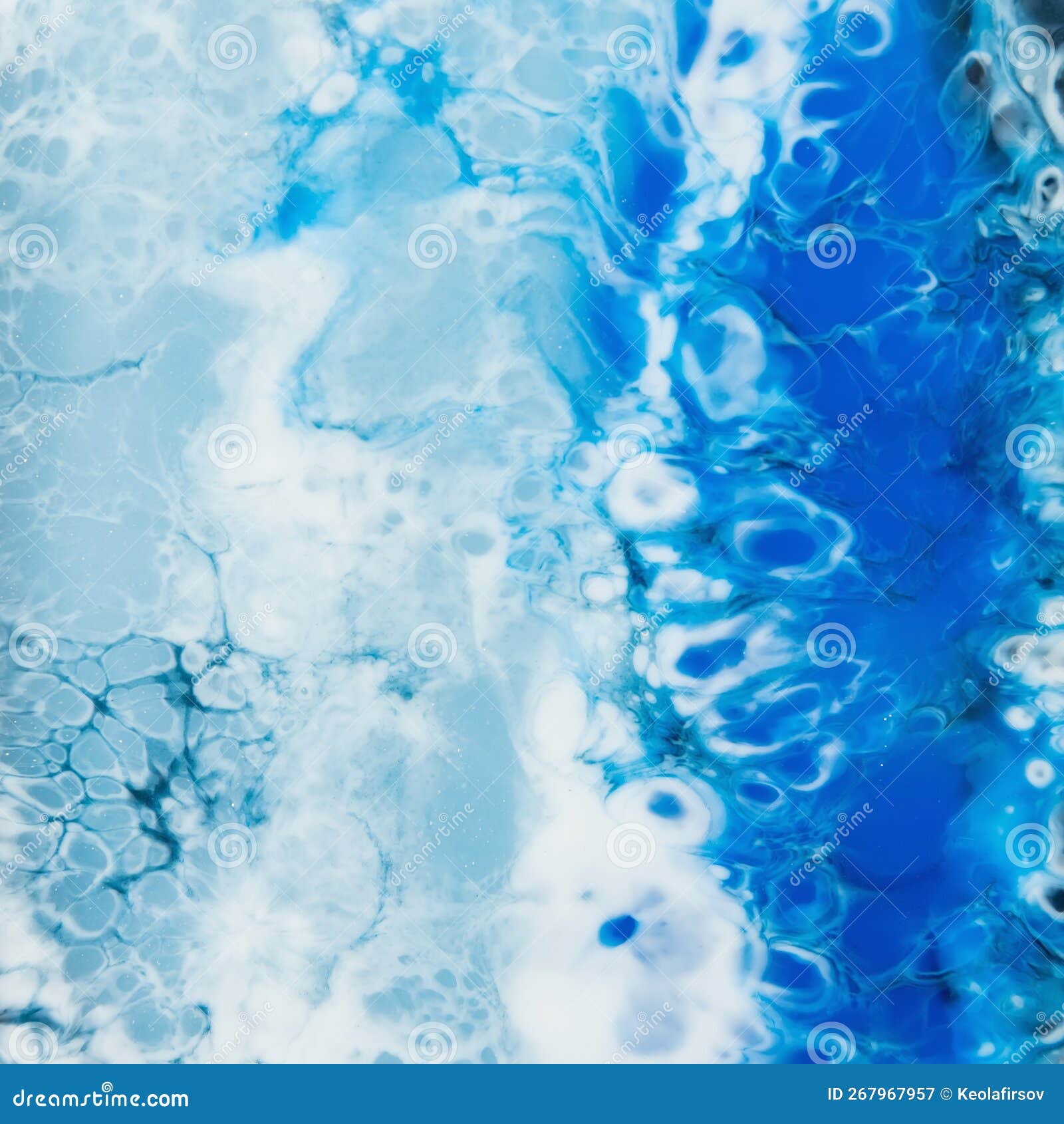 Resin Art with Blue Colors. Epoxy Art Background Stock Image - Image of ...