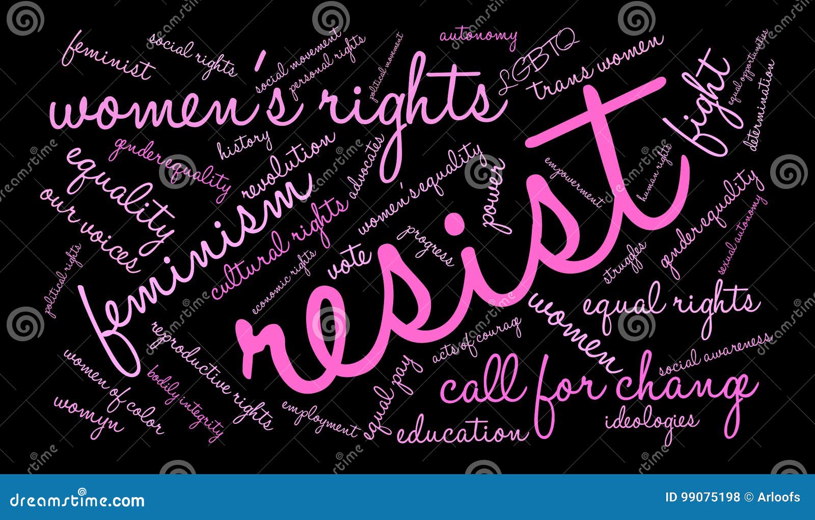 Resist Word Cloud stock vector. Illustration of progress - 99075198