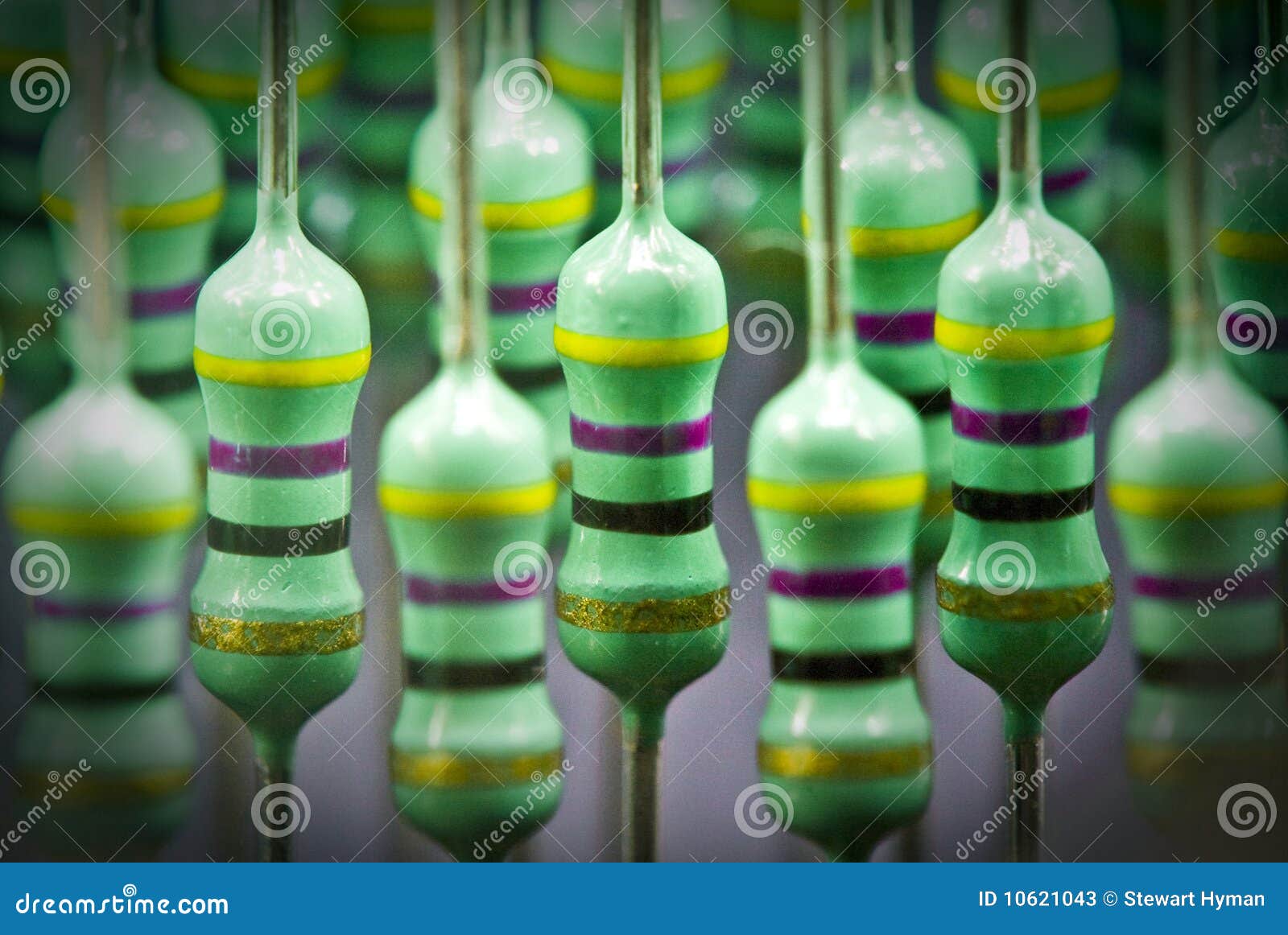 Resistance stock image. Image of green, macro, resistor - 10621043