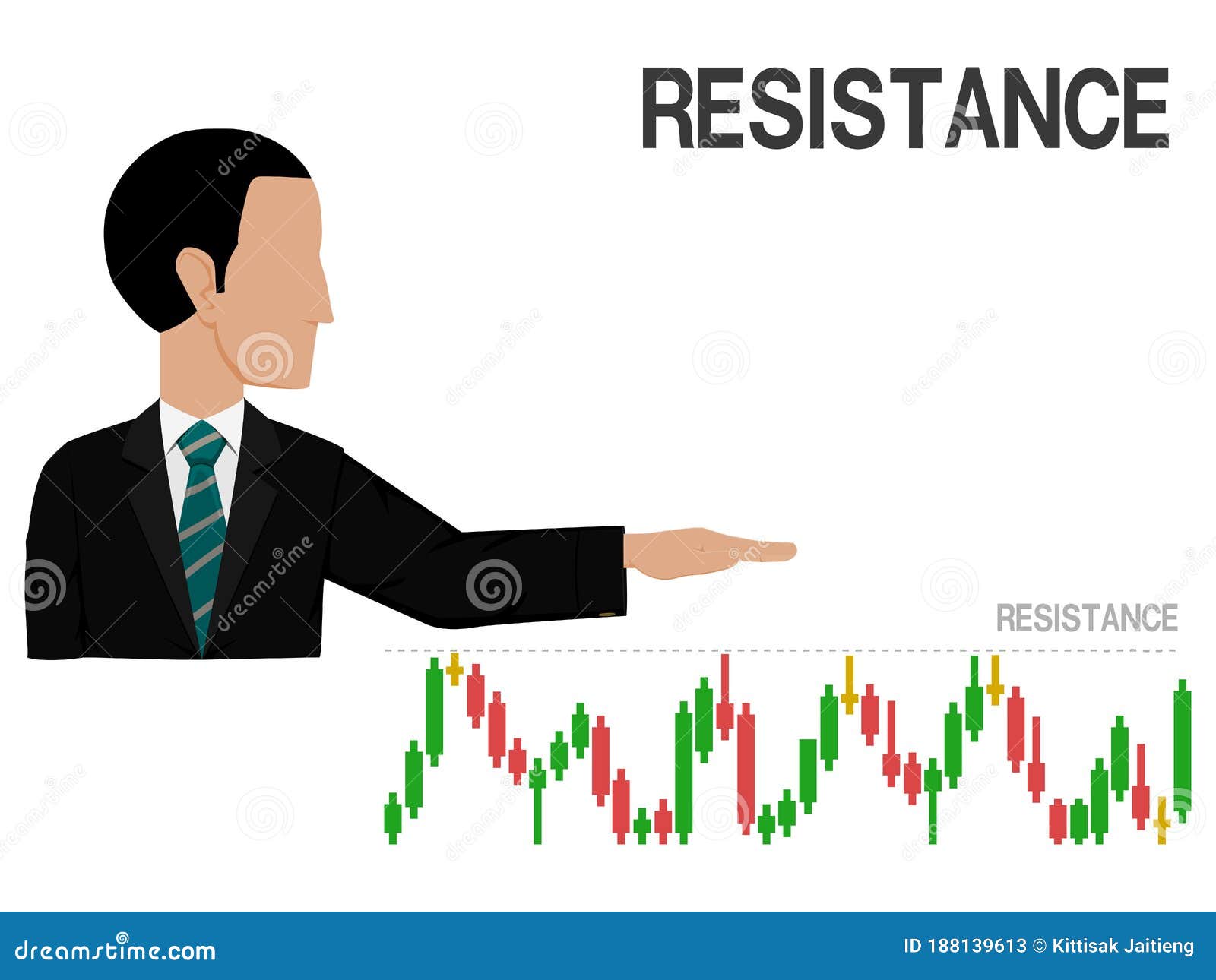 Resistance stock vector. Illustration of business, info - 188139613