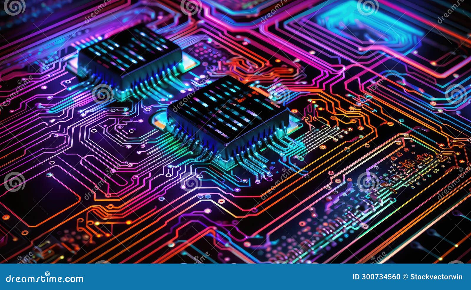 Resistance Circuit Electronic Background Stock Illustration ...