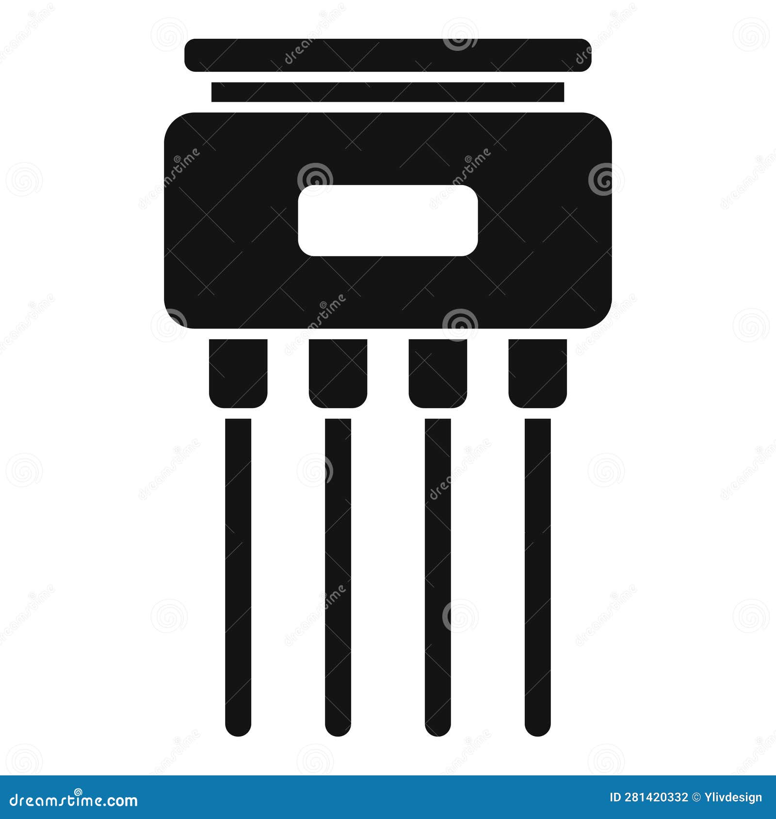 Resistance Icon Simple Vector. Electric Circuit Stock Vector ...