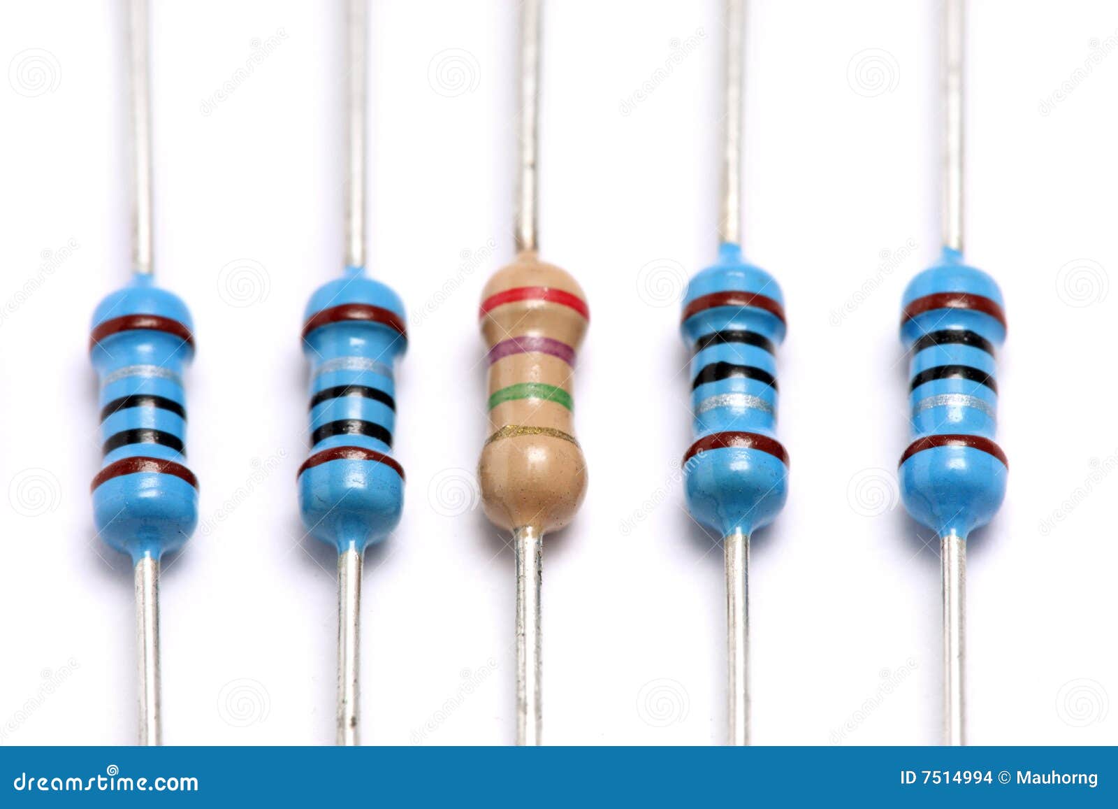 Resisters stock photo. Image of reduce, macro, colorful - 7514994