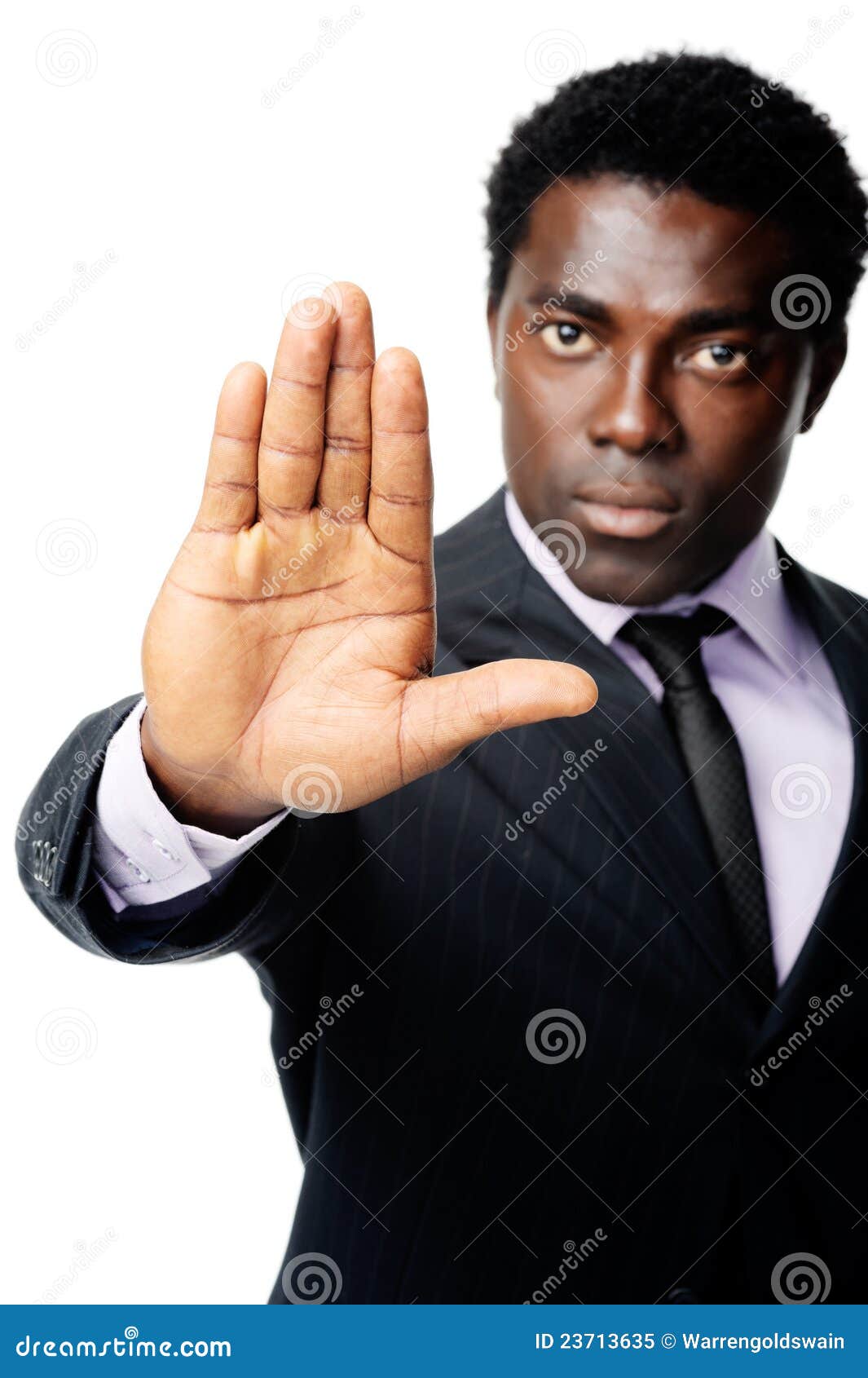 Resisting and stopping stock image. Image of studio, stop - 23713635