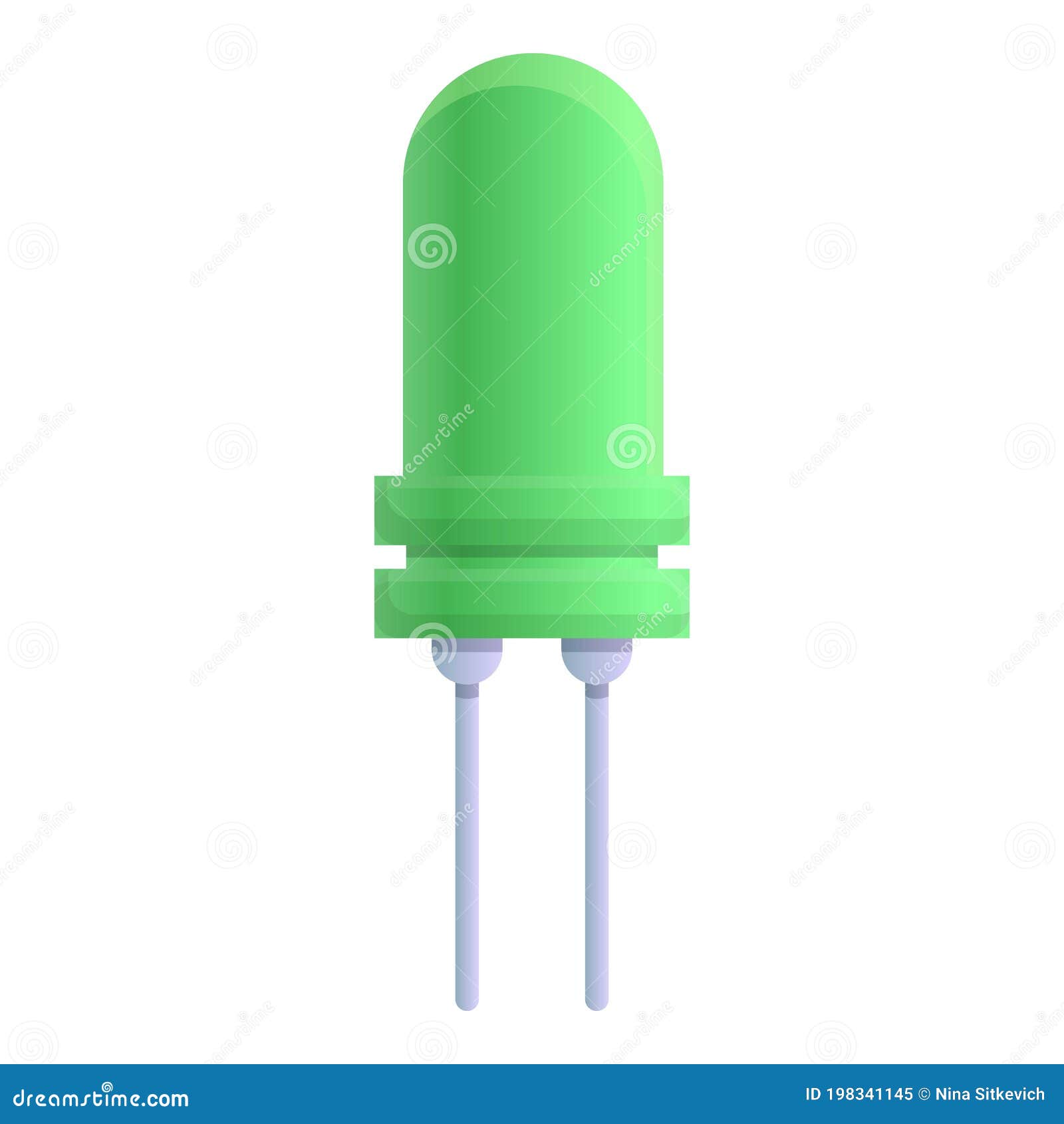 Resistor. Capacitor Resistor Icon With Simple Electrical Scheme ...