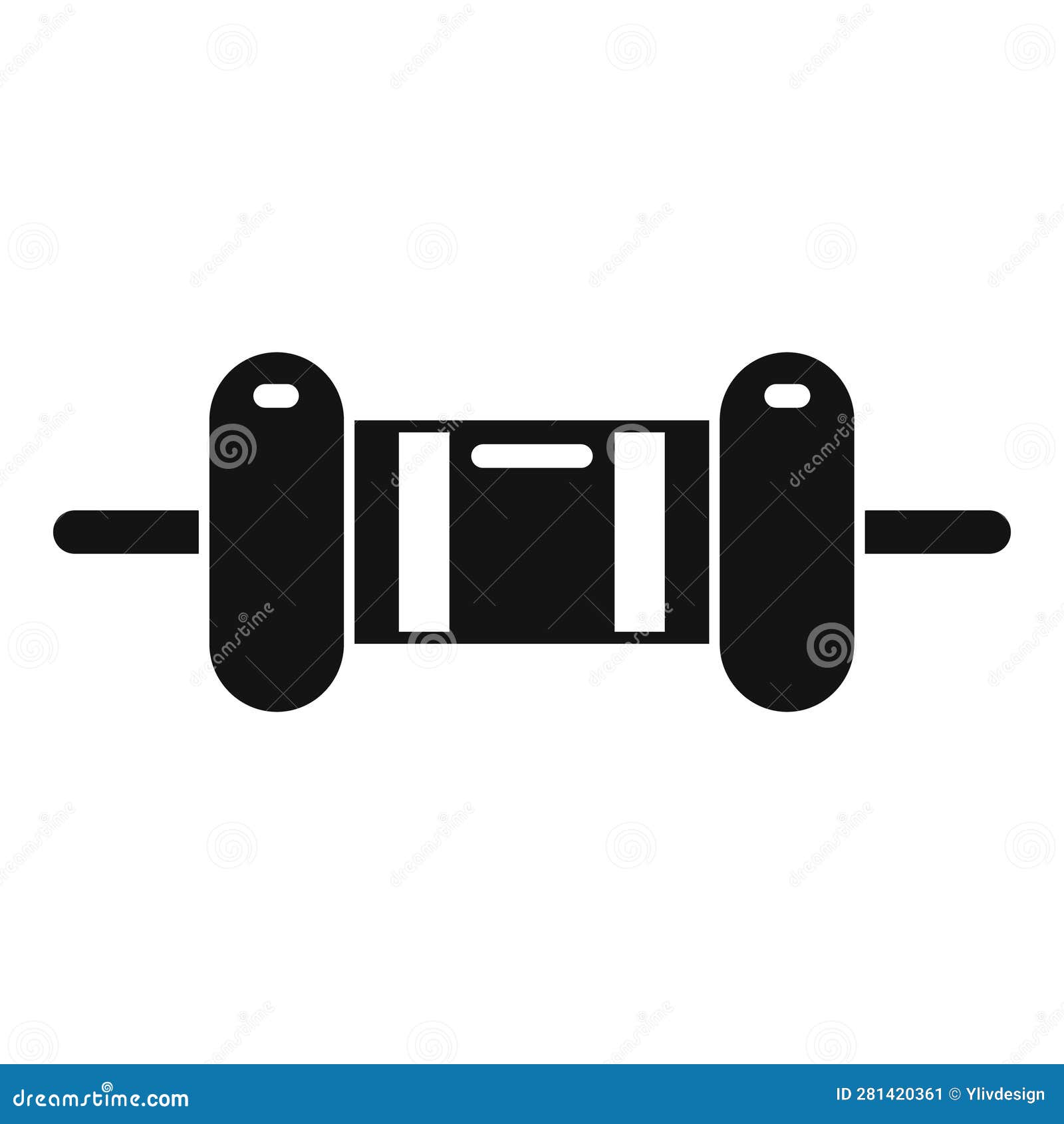 Resistor Component Icon Simple Vector. Electrical Circuit Stock Vector ...