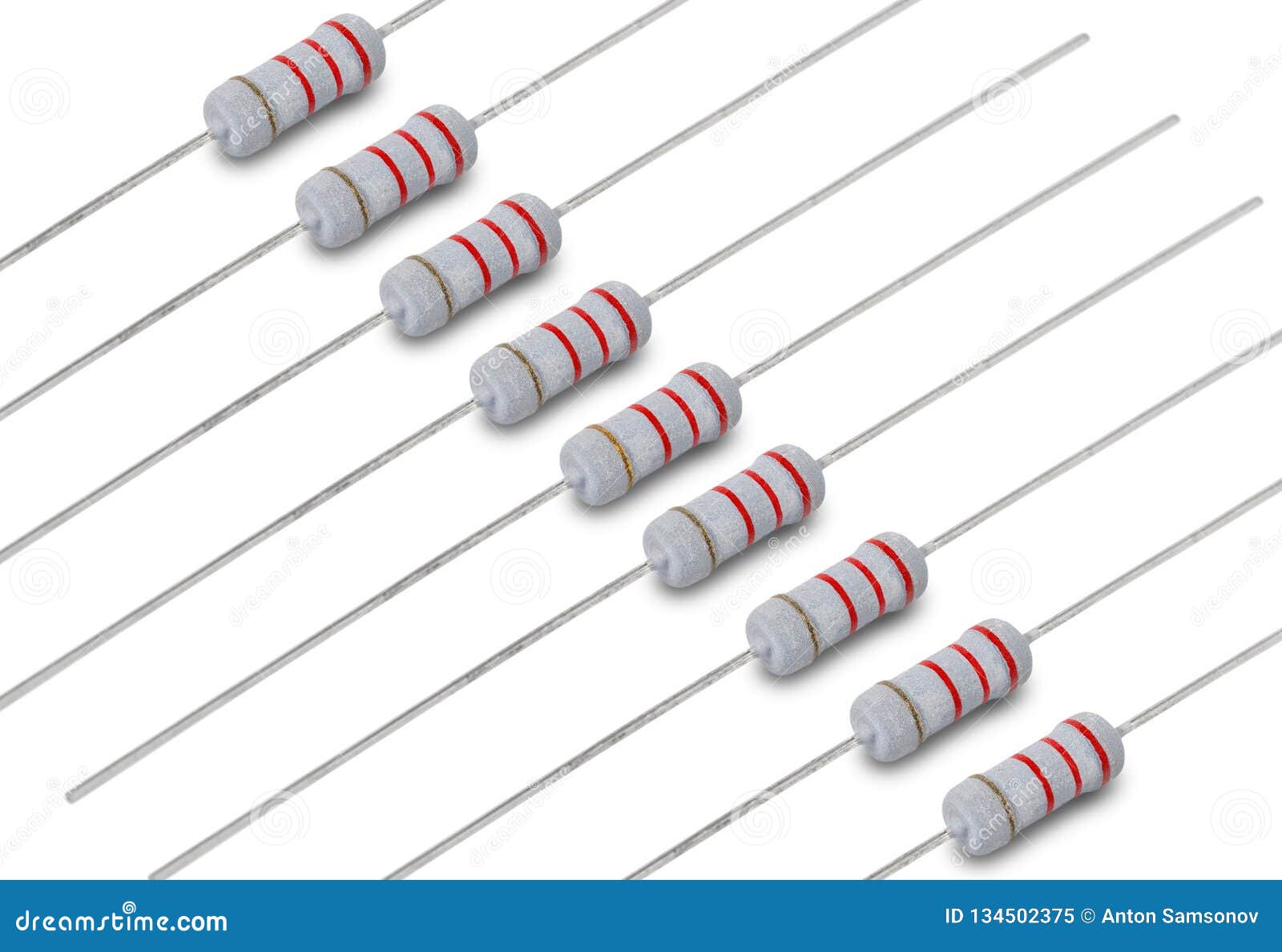 Resistor stock image. Image of abstract, passive, isolated - 134502375