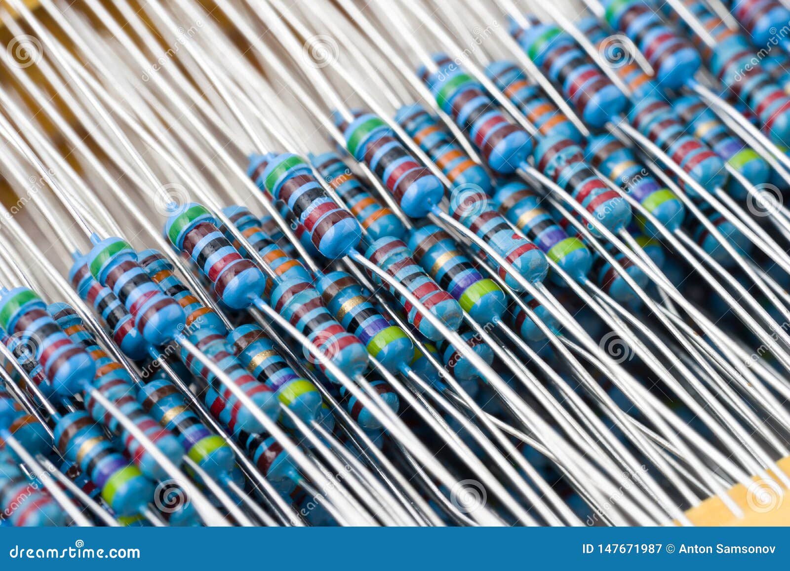 Resistor DC voltage stock image. Image of current, electronics - 147671987