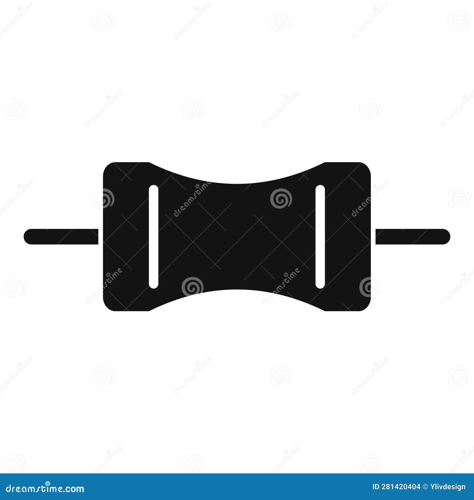 Resistor Diagram Icon Simple Vector. Electric Circuit Stock Vector ...