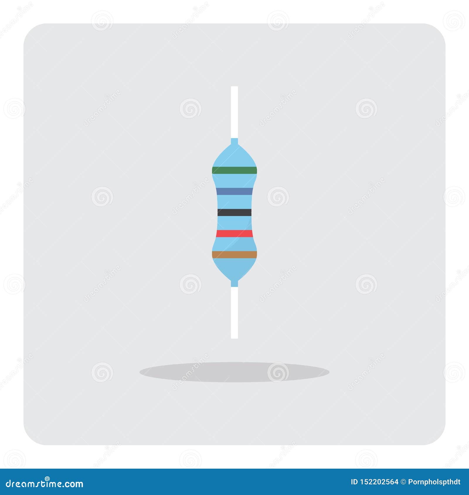 Icon Ohms On A Gray Background. Vector Illustration. The Symbol Of ...