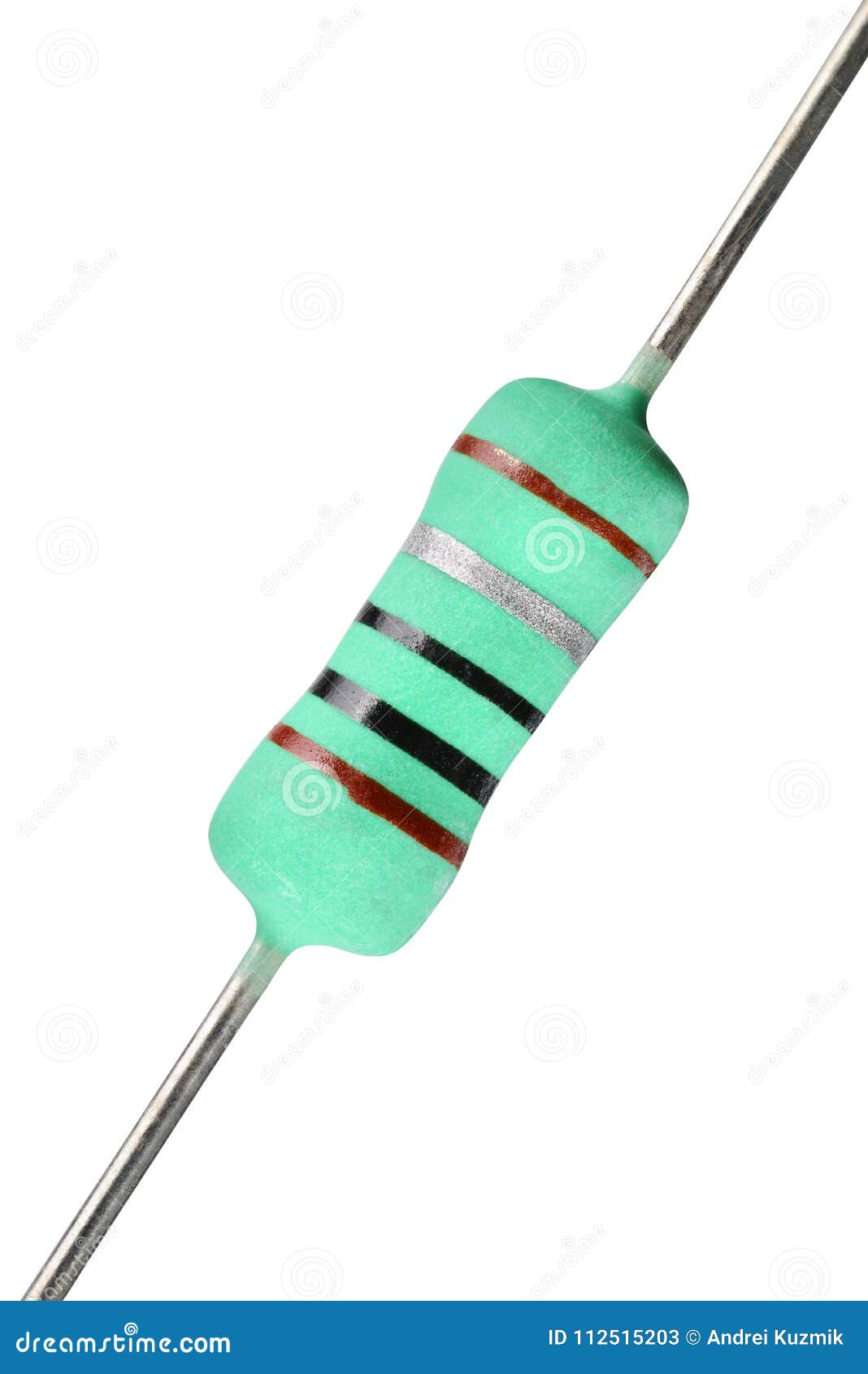 Resistor Electronic Component Isolated Stock Image - Image of circuit ...