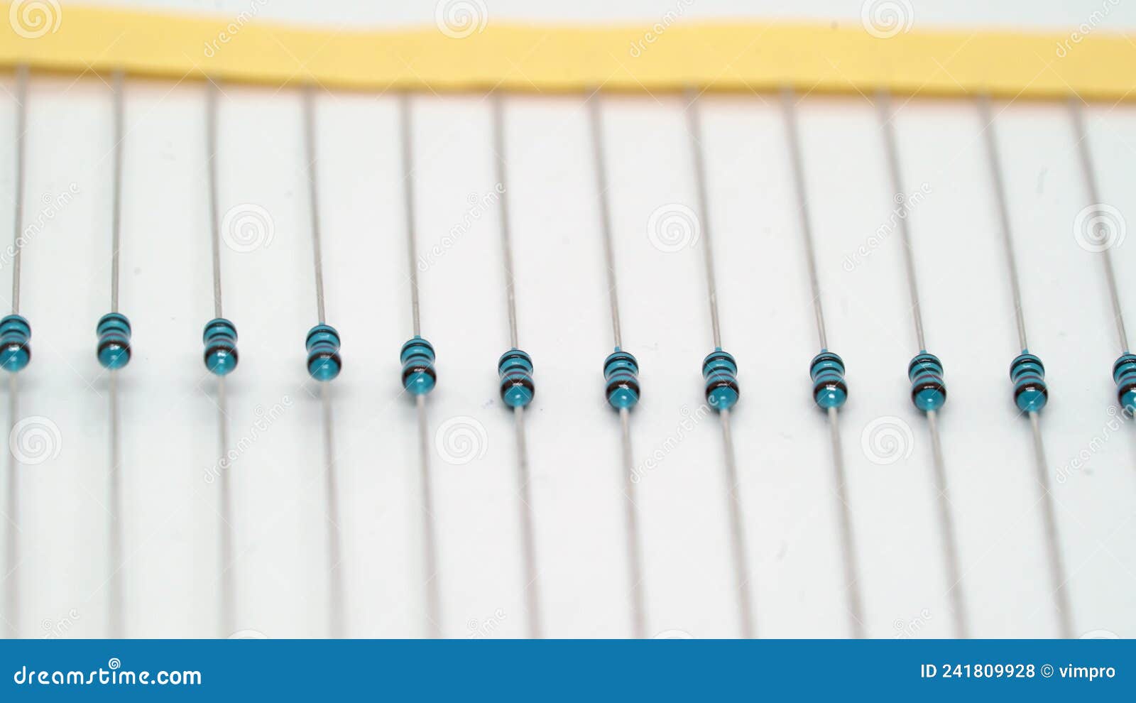 Resistor Electronic Components for DIY Engineering. Resistance Electric ...