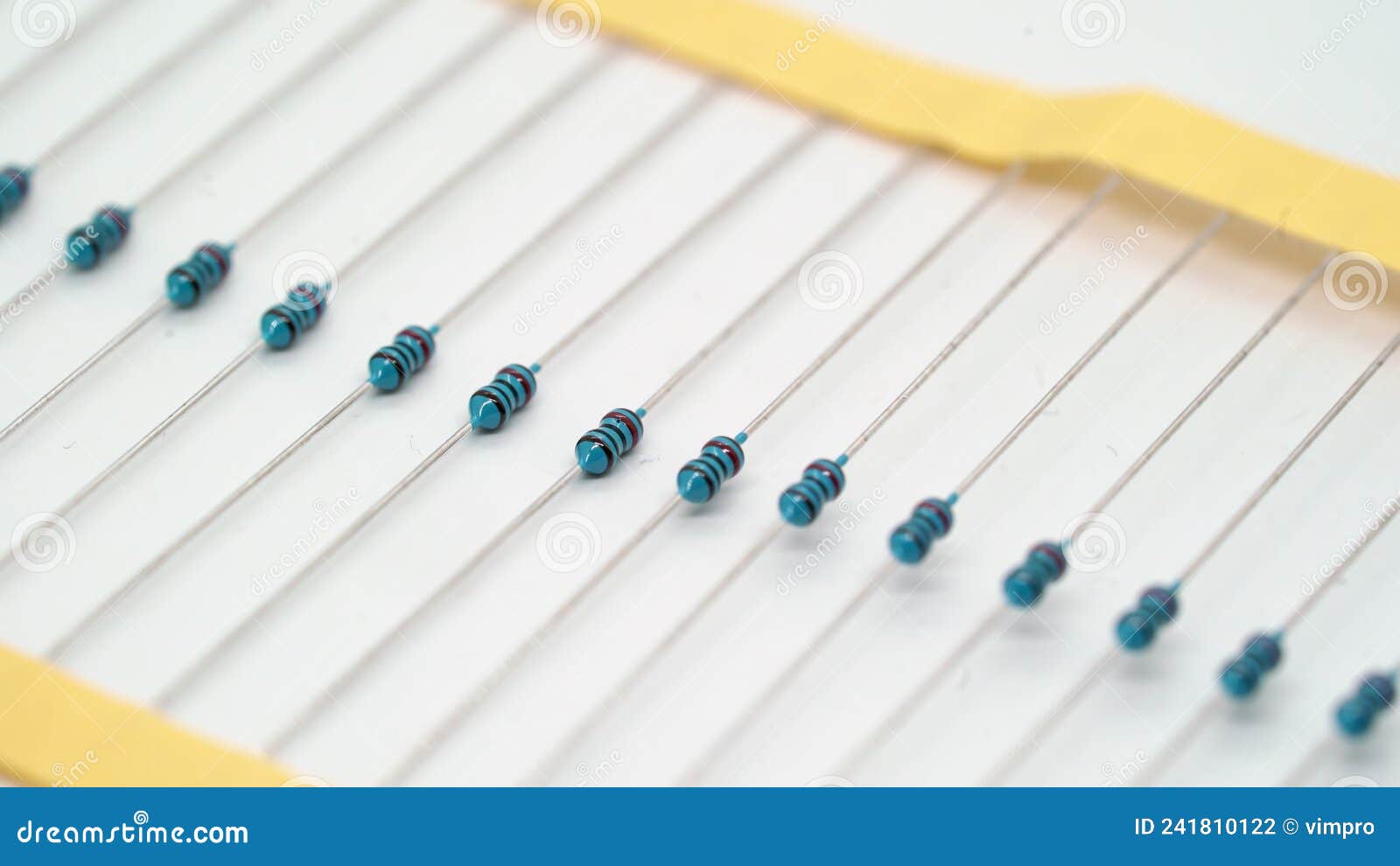 Resistor Electronic Components for DIY Engineering. Resistance Electric ...