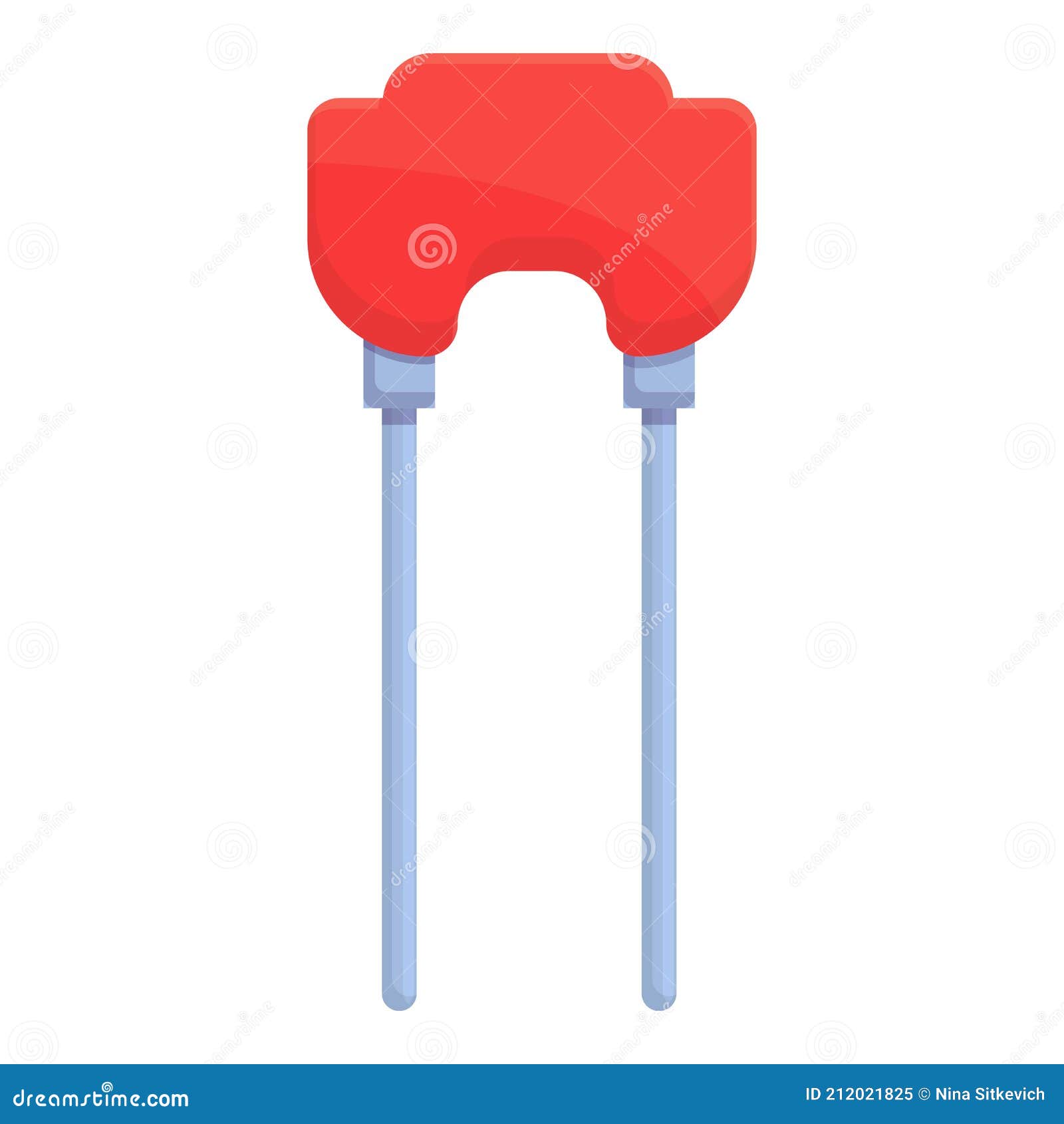 Resistor Icon, Cartoon Style Stock Vector - Illustration of sign, icon ...