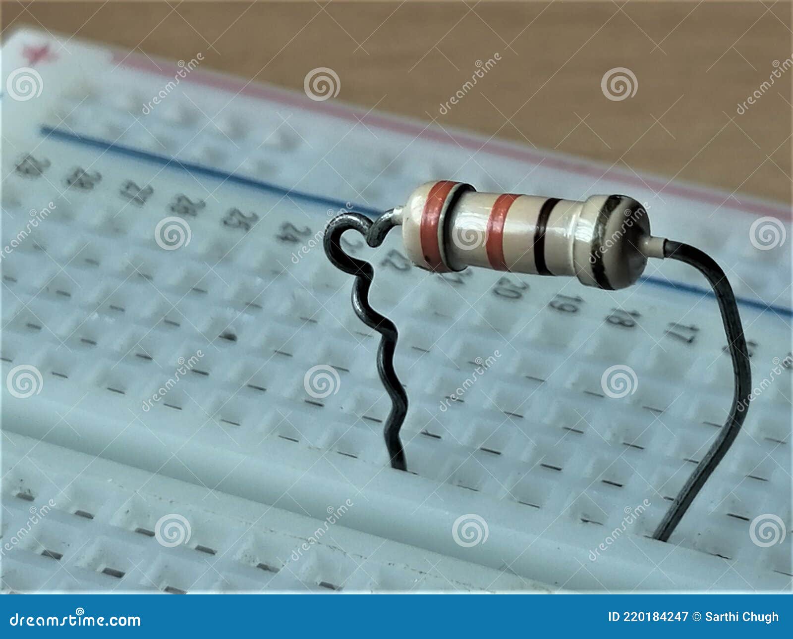 Laboratory Resistor With Electrical Resistance Royalty-Free Stock Photo ...