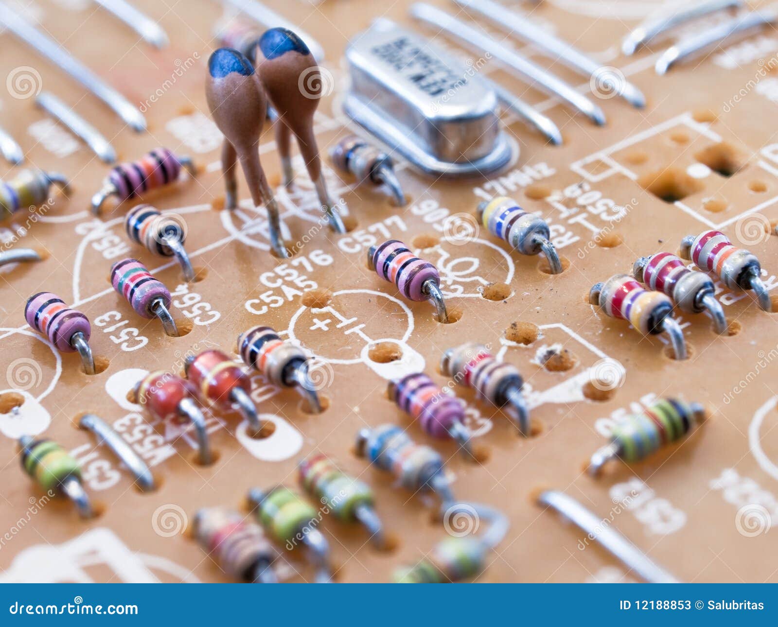 Resistori immagine stock. Immagine di resistore, circuito - 12188853