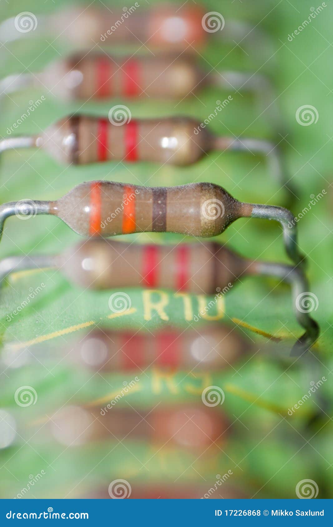 Resistors stock photo. Image of bokeh, resistor, resistance - 17226868