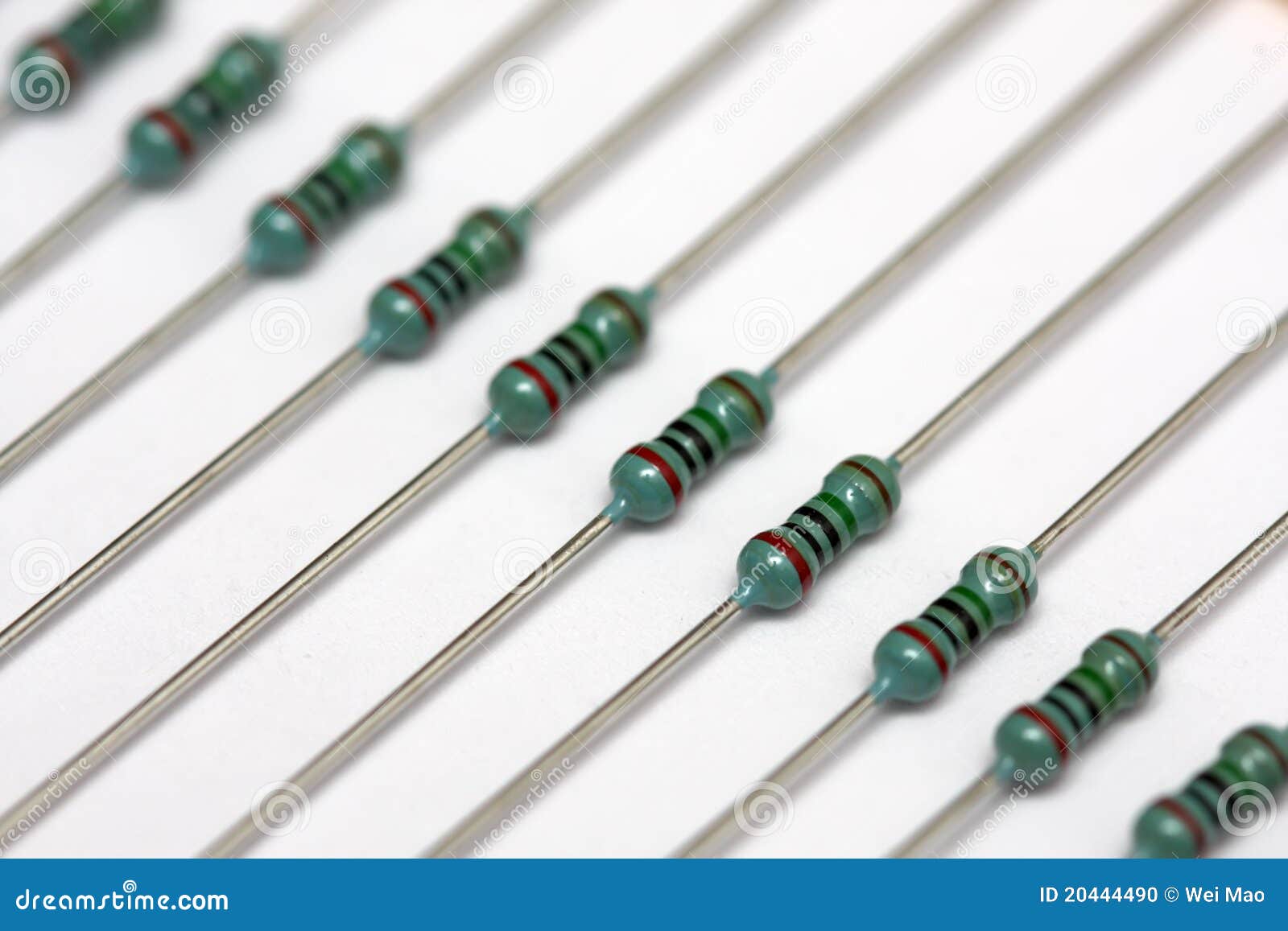 Resistors stock photo. Image of resistor, package, film - 20444490
