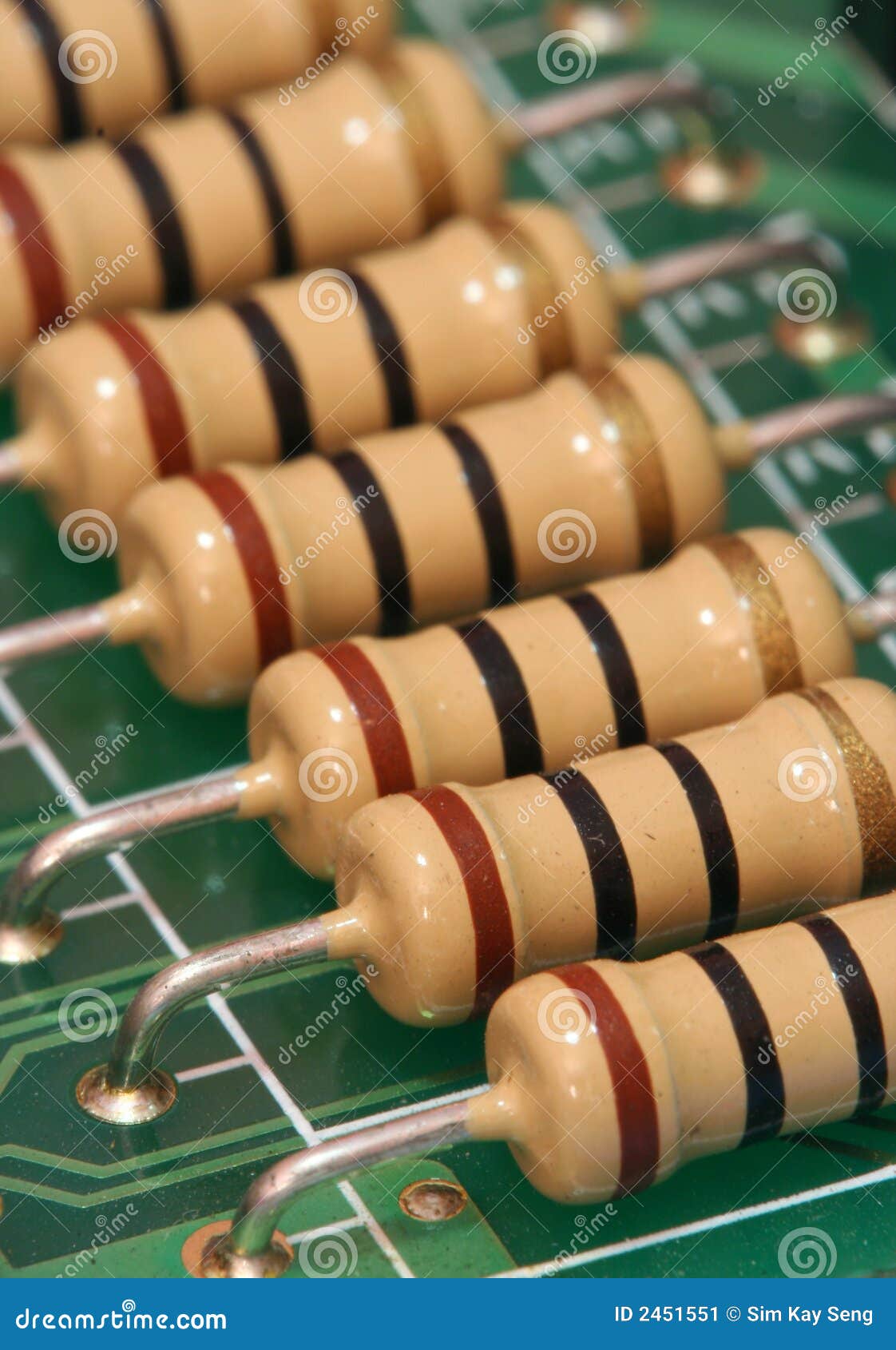 Resistors stock image. Image of physic, technology, series - 2451551