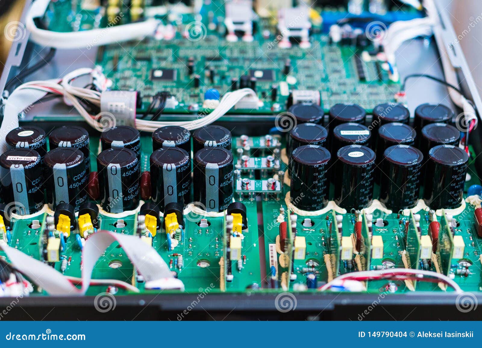 Resistors, Capacitors and Other Electronic Components of Micro Chip ...