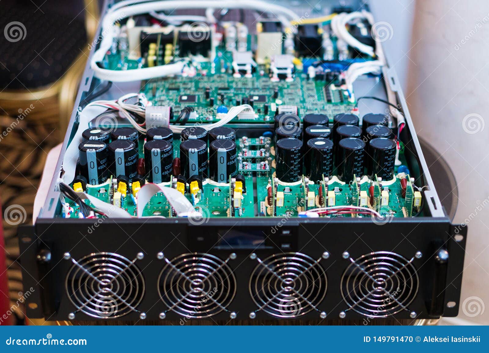 Resistors, Capacitors and Other Electronic Components of Micro Chip ...