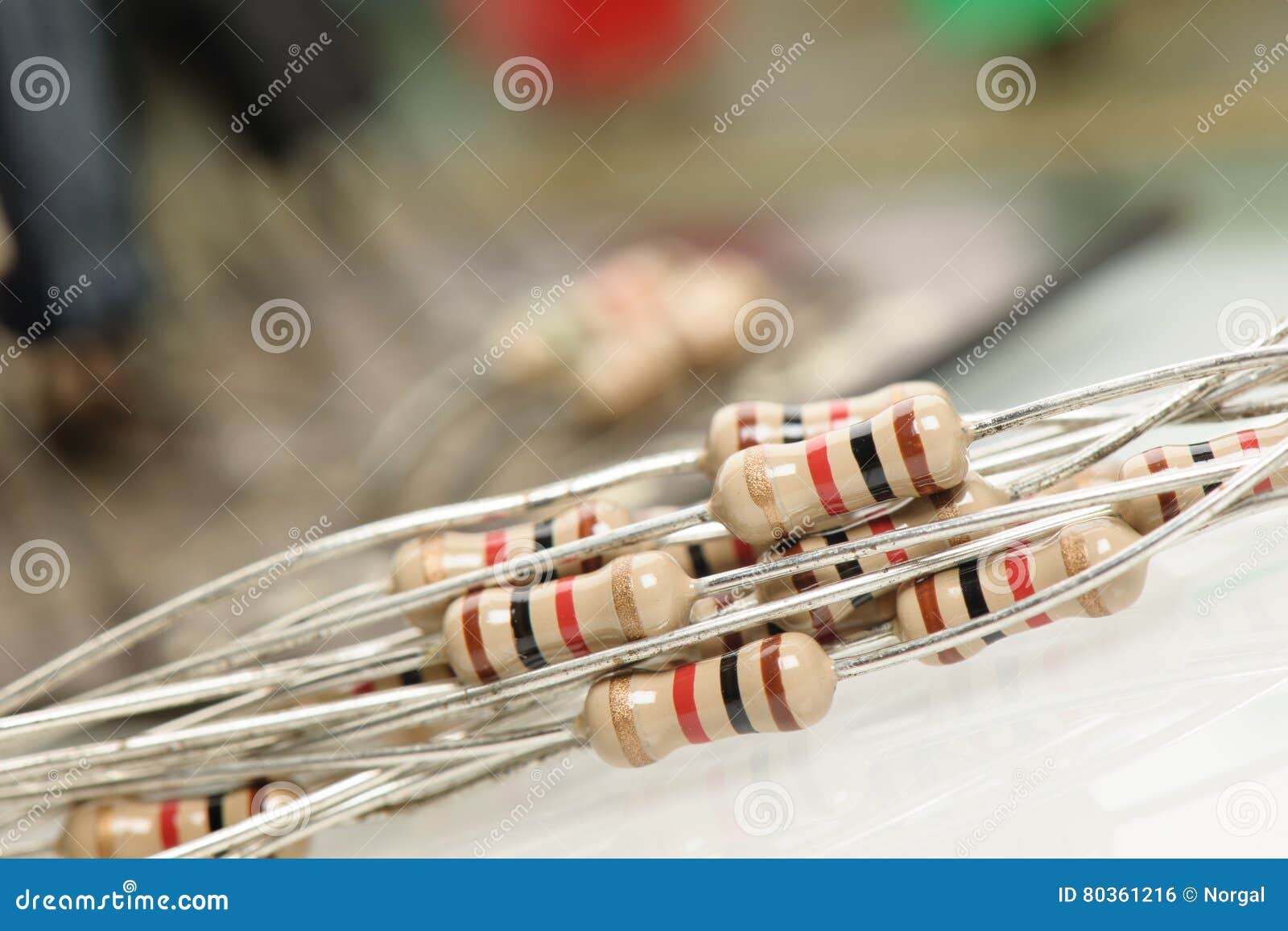 Resistors stock photo. Image of band, color, industry - 80361216