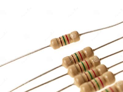 Resistors stock image. Image of isolated, resistor, white - 38667349