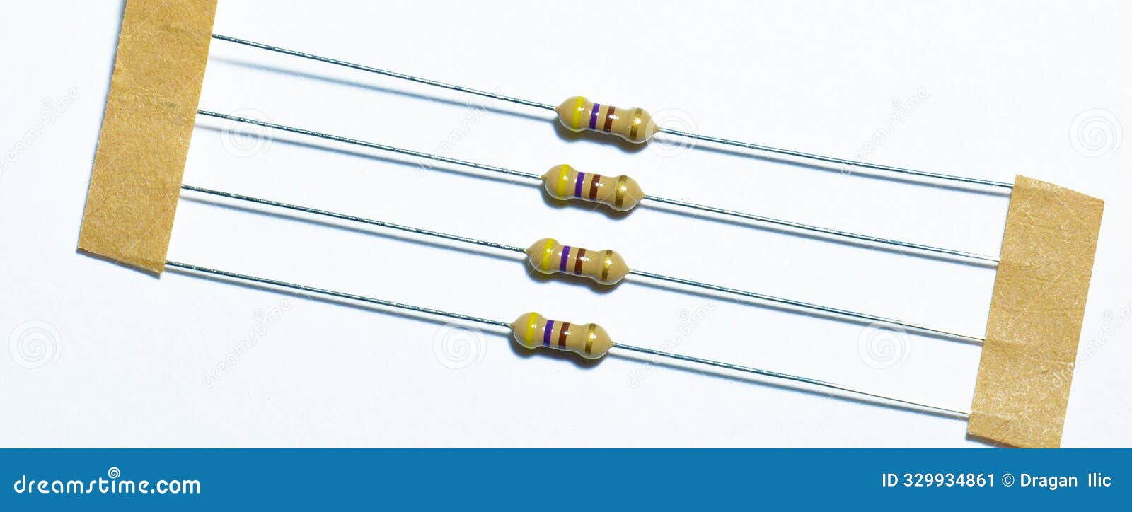 Resistors - Passive Two-terminal Electrical Components Stock Image ...