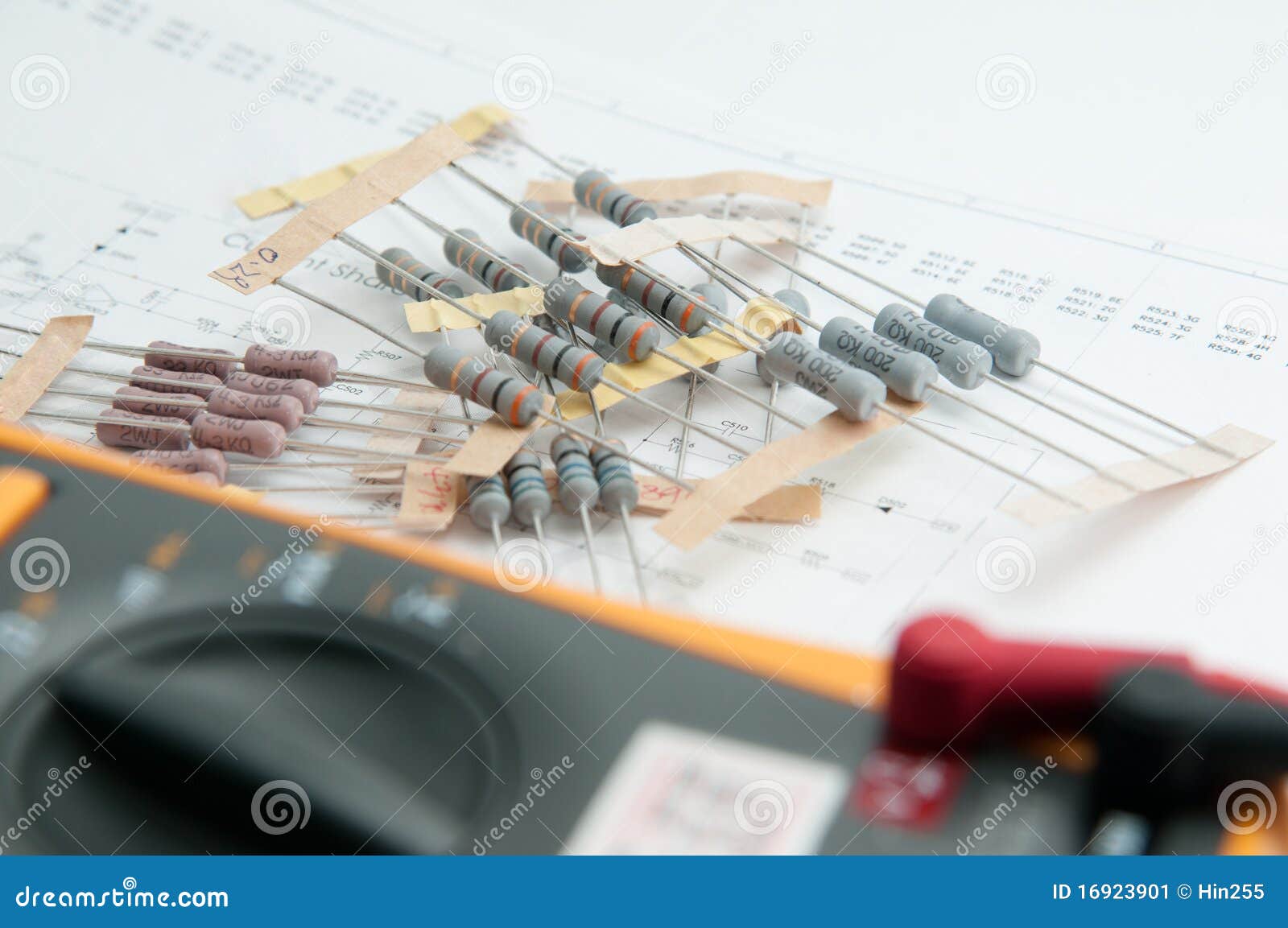 Resistors Preparing for Do the New Project Stock Image - Image of ...