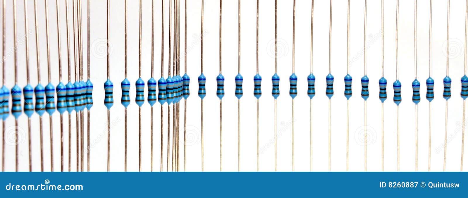 Resistors in a row stock image. Image of service, digital - 8260887