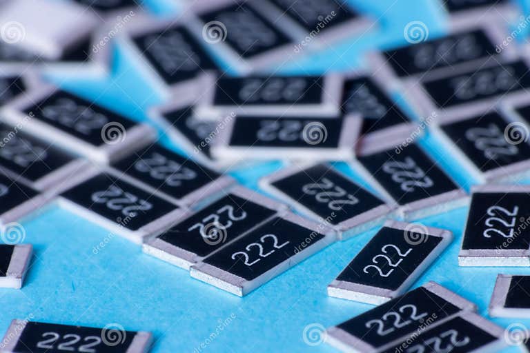 Resistors SMD 2512 CASE 1W, Passive Components Stock Image - Image of ...