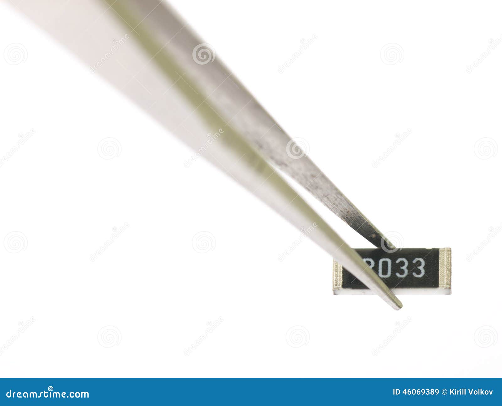 Smd Resistor In Tweezers Royalty-Free Stock Photography | CartoonDealer ...